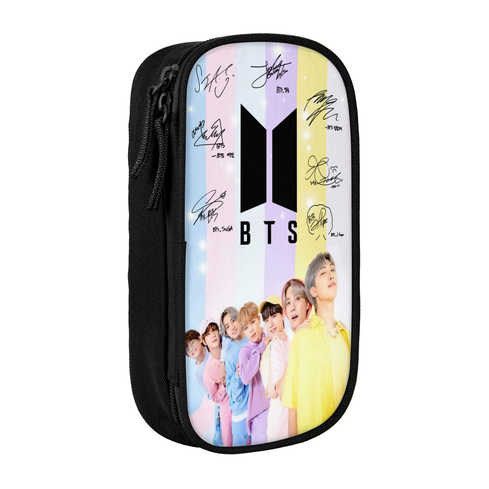 BTS Pencil Case Love Yourself Large Capacity Pen Case Double Zippers ...
