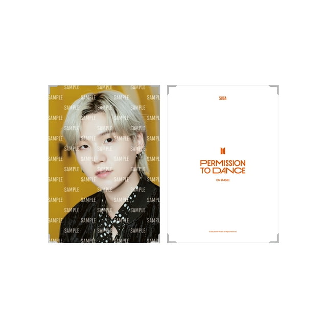 BTS "Permission to Dance" Premium Photo - Suga (Official Merchandise ...