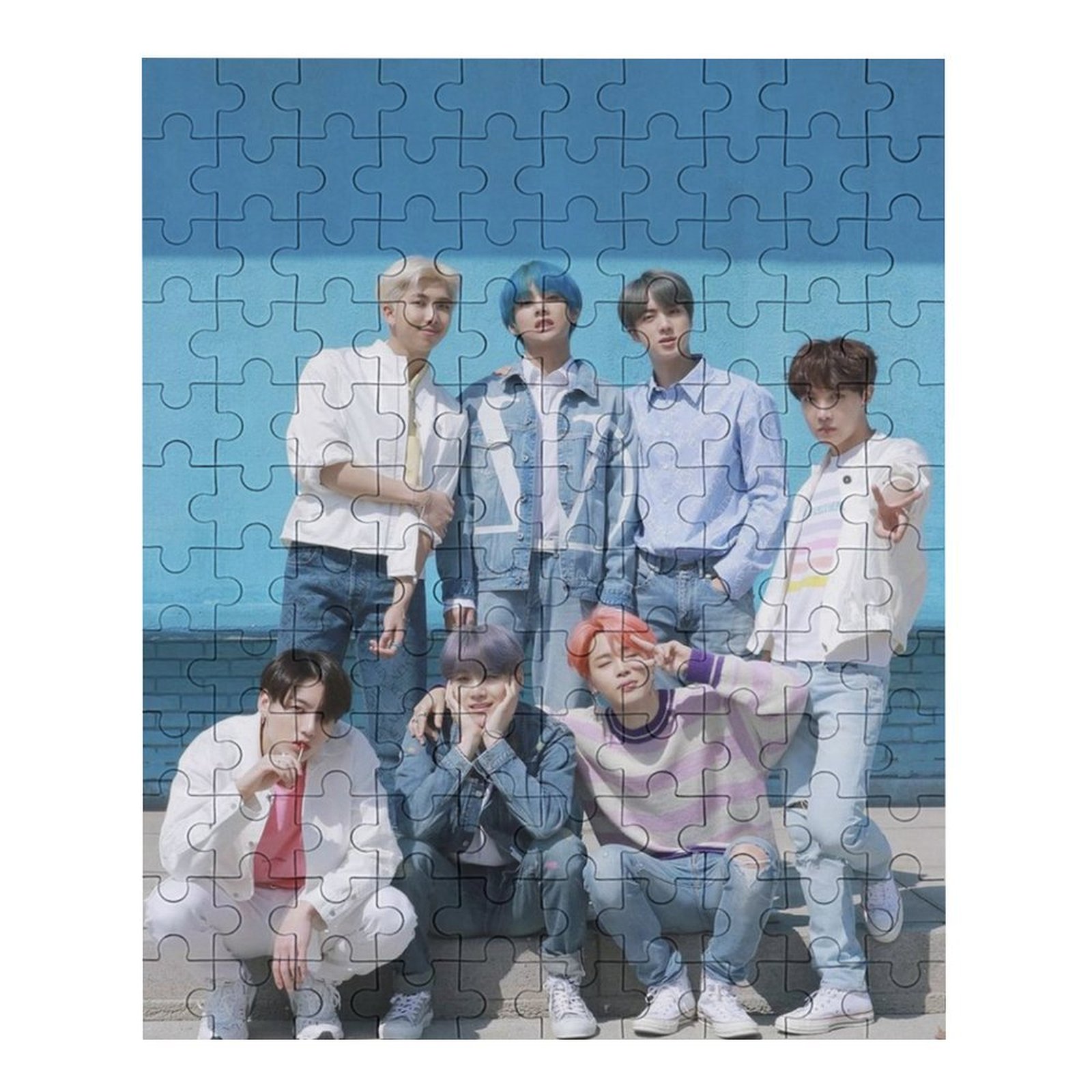 BTS Picture Puzzle 120 PCS Wooden Puzzle Artwork Jigsaw Puzzles for ...