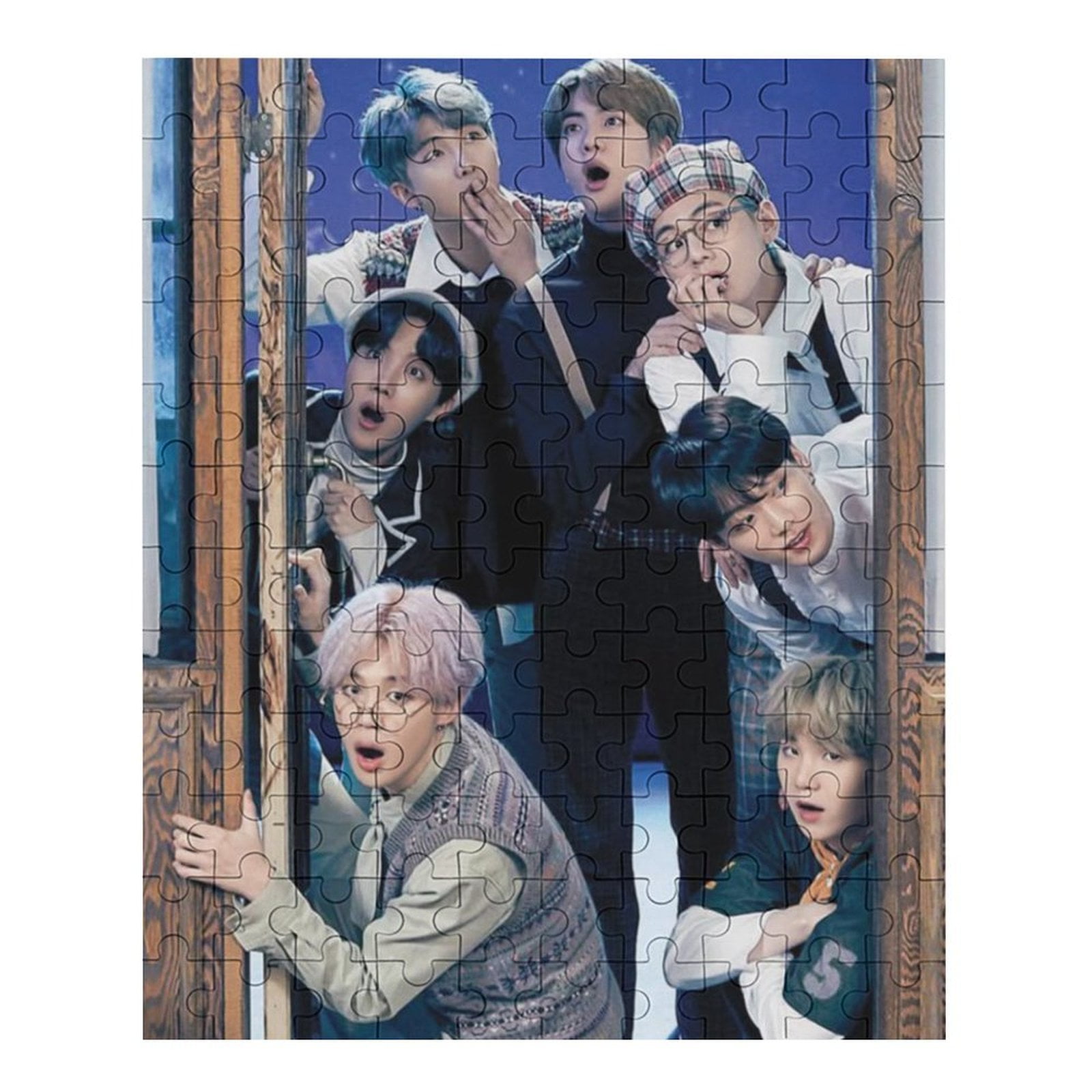 BTS Picture Puzzle 120 PCS Wooden Puzzle Artwork Jigsaw Puzzles for ...