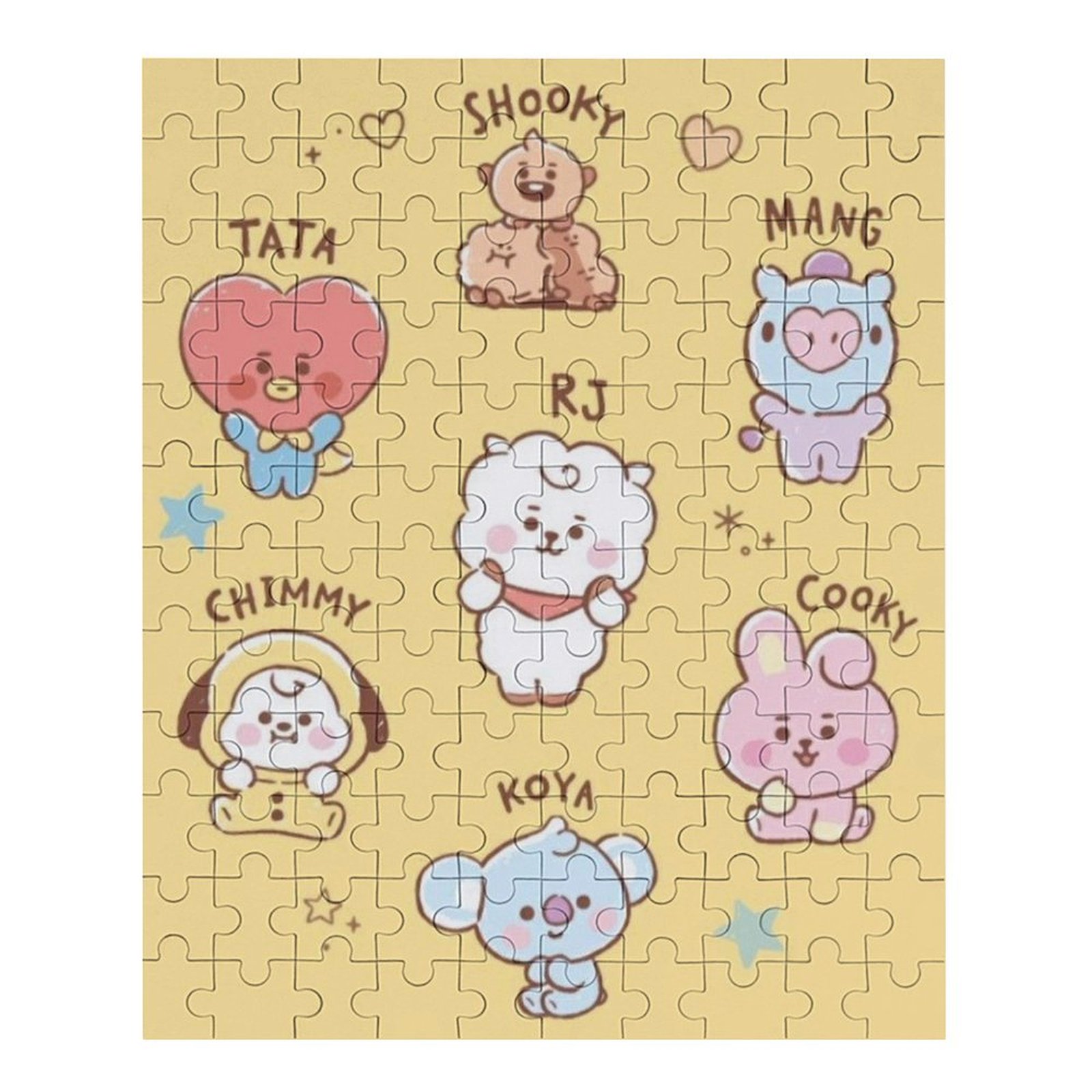 BTS Picture Puzzle 120 PCS Wooden Puzzle Artwork Jigsaw Puzzles for ...