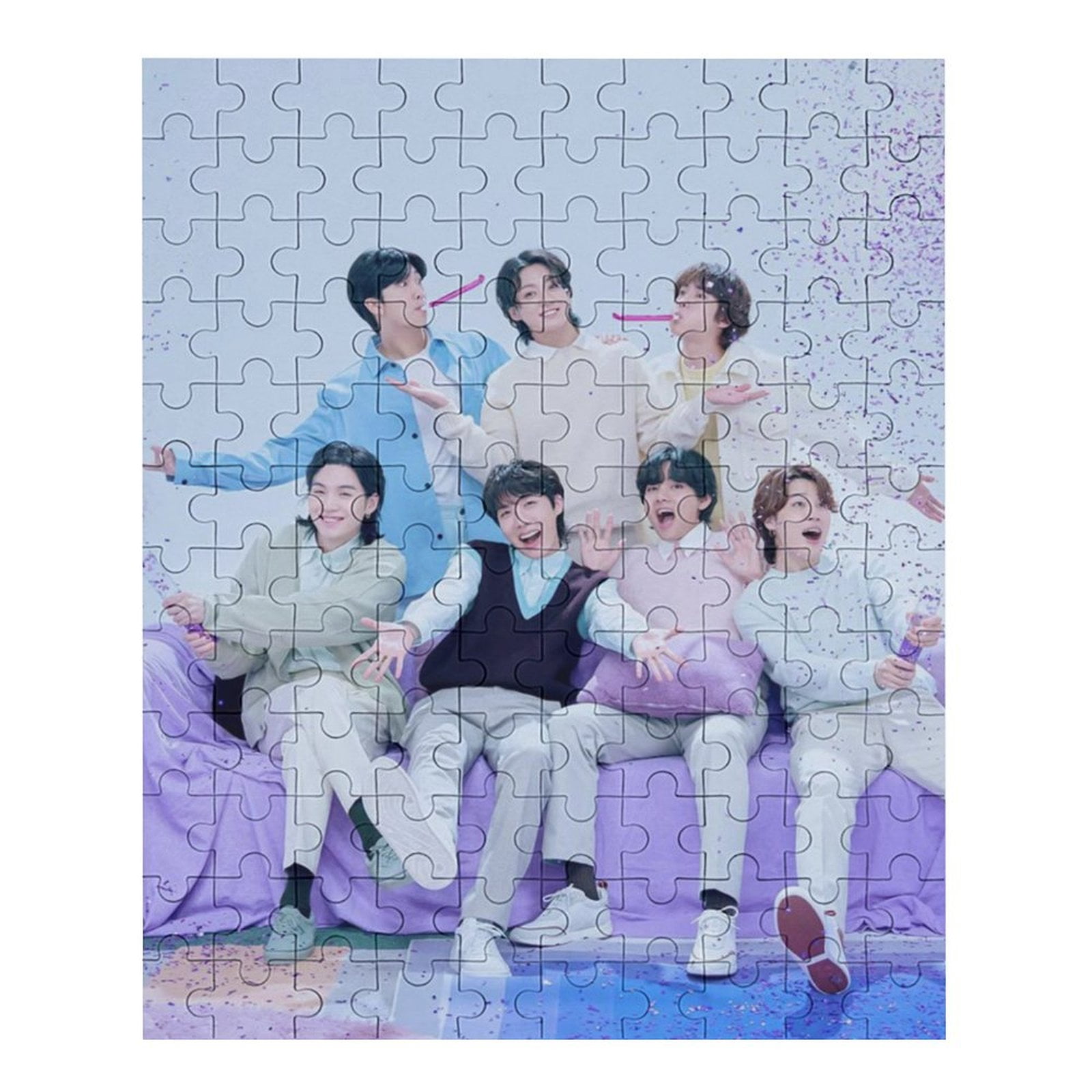 BTS Picture Puzzle 120 PCS Wooden Puzzle Artwork Jigsaw Puzzles for ...