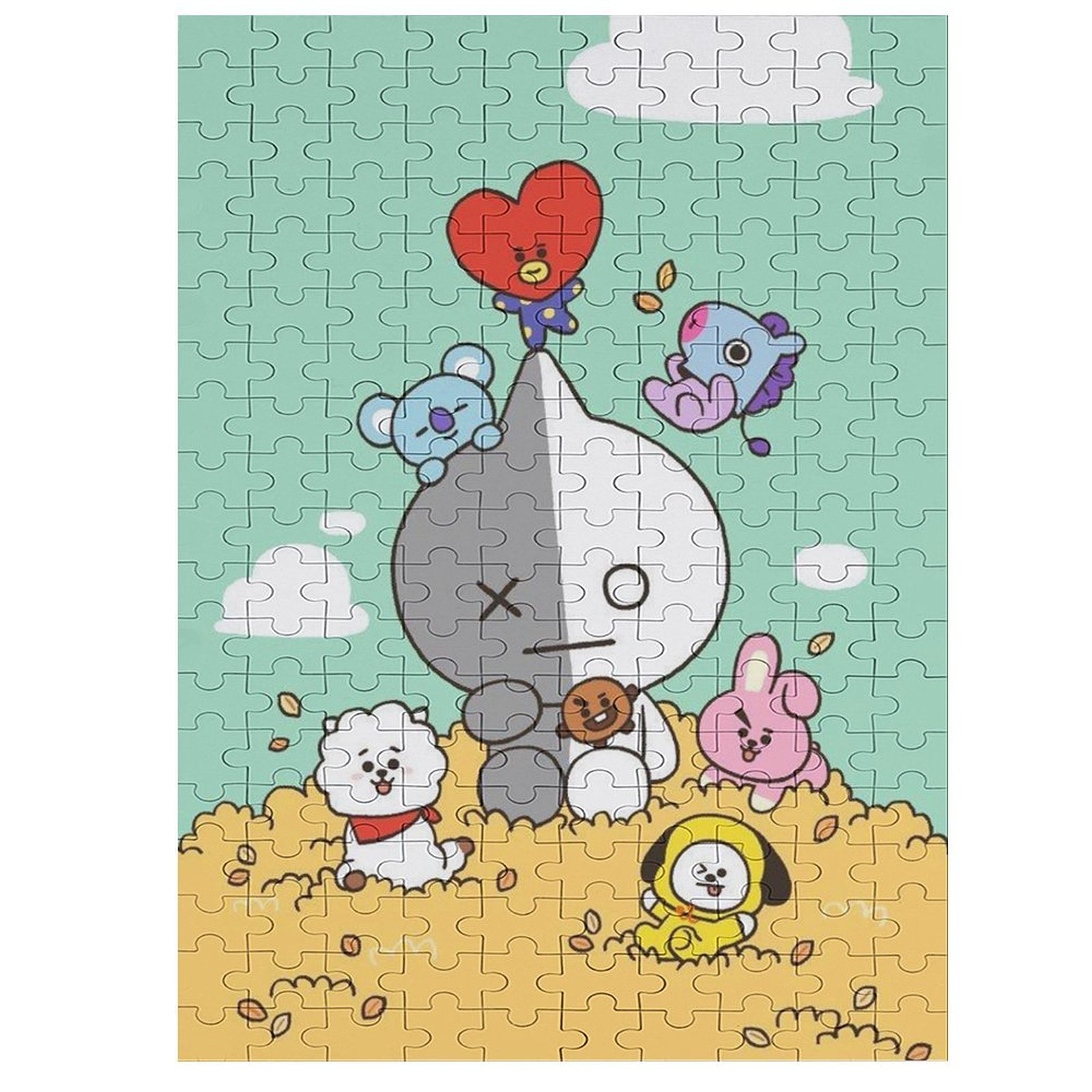BTS Picture Puzzle 200 PCS Wooden Puzzle Artwork Jigsaw Puzzles for ...