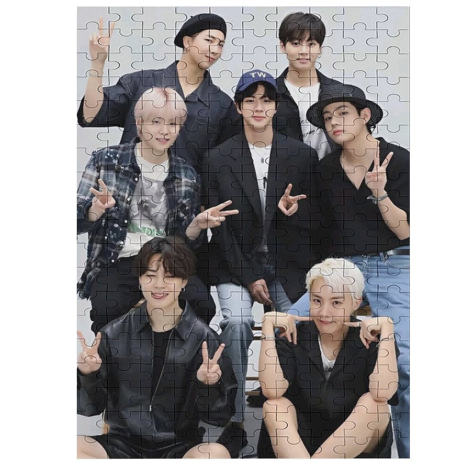 BTS Picture Puzzle 200 PCS Wooden Puzzle Artwork Jigsaw Puzzles for ...