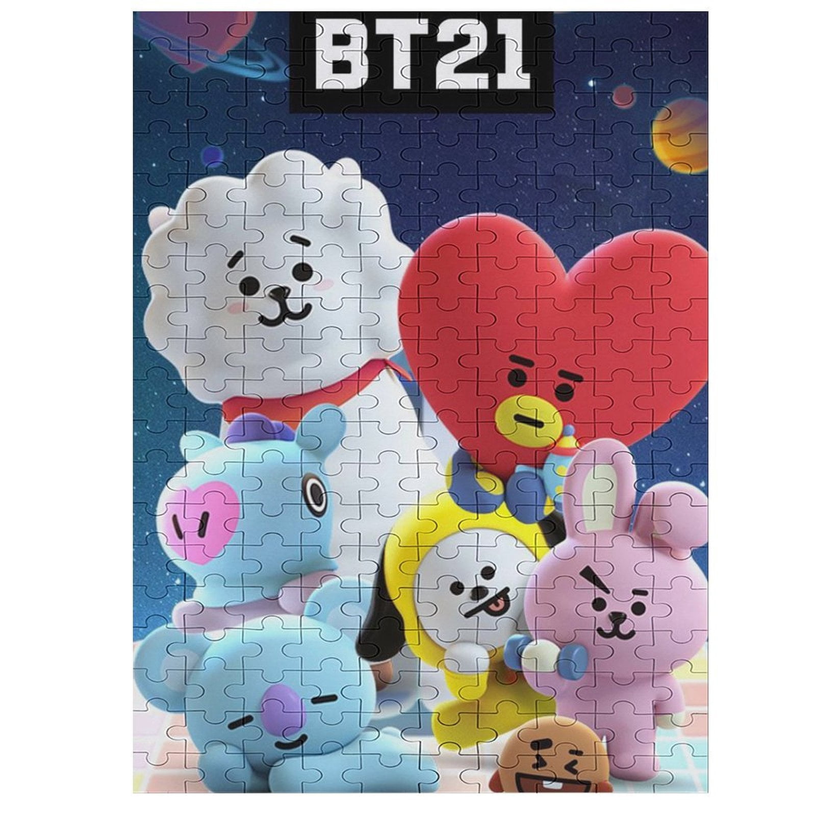 BTS Picture Puzzle 200 PCS Wooden Puzzle Artwork Jigsaw Puzzles for ...
