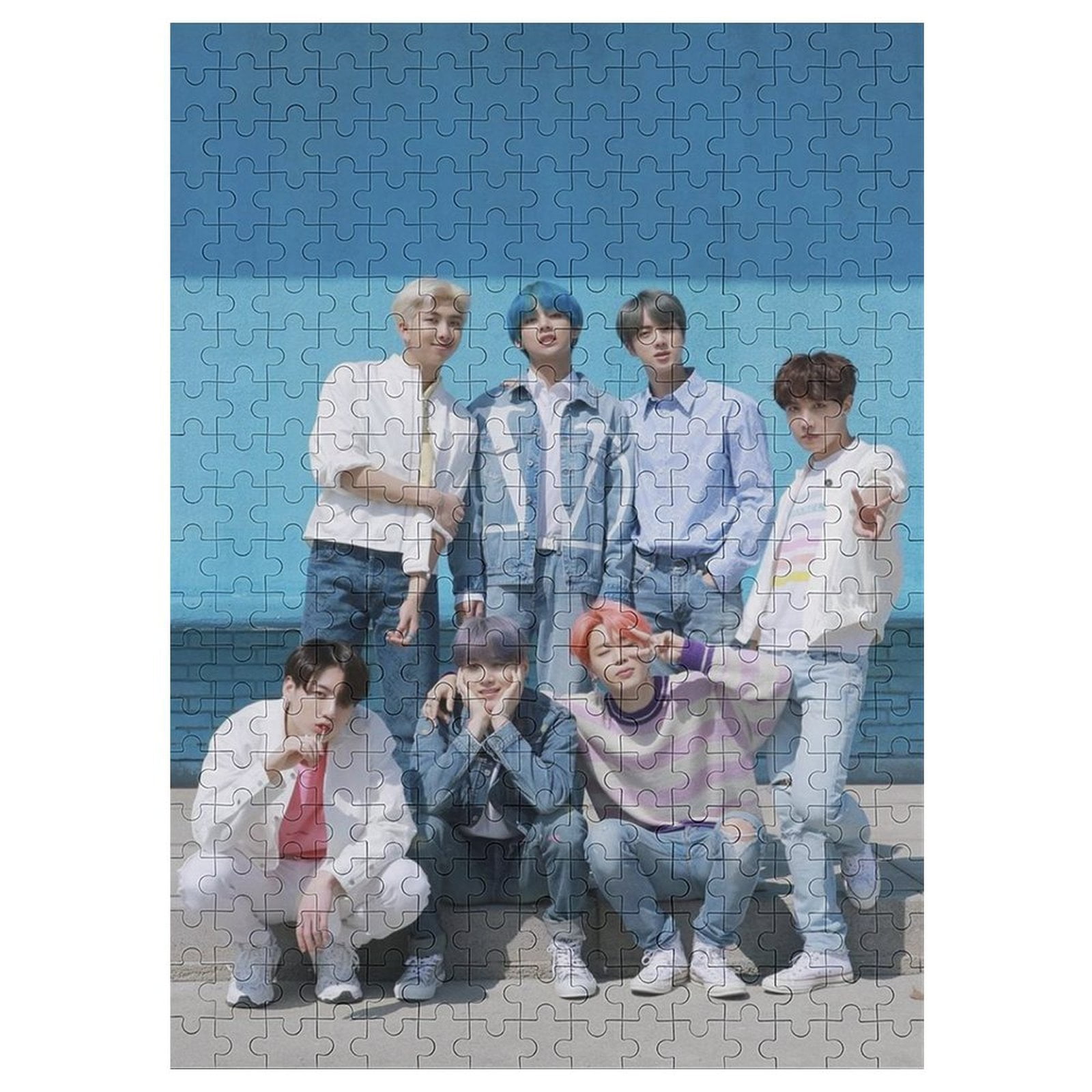 BTS Picture Puzzle 300 PCS Wooden Puzzle Artwork Jigsaw Puzzles for ...