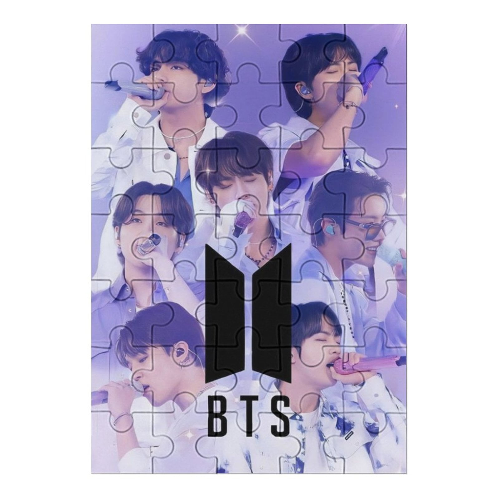 BTS Picture Puzzle 35 PCS Wooden Puzzle Artwork Jigsaw Puzzles for ...
