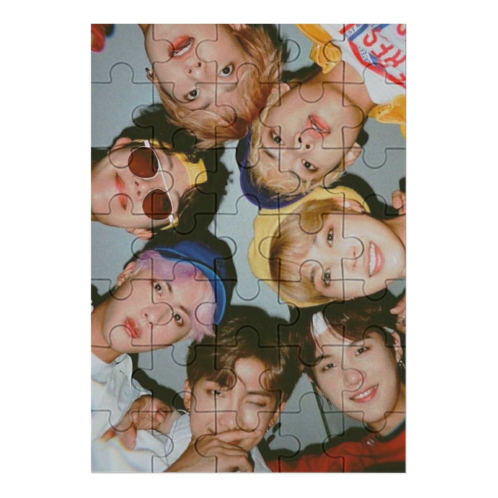 BTS Picture Puzzle 35 PCS Wooden Puzzle Artwork Jigsaw Puzzles for ...
