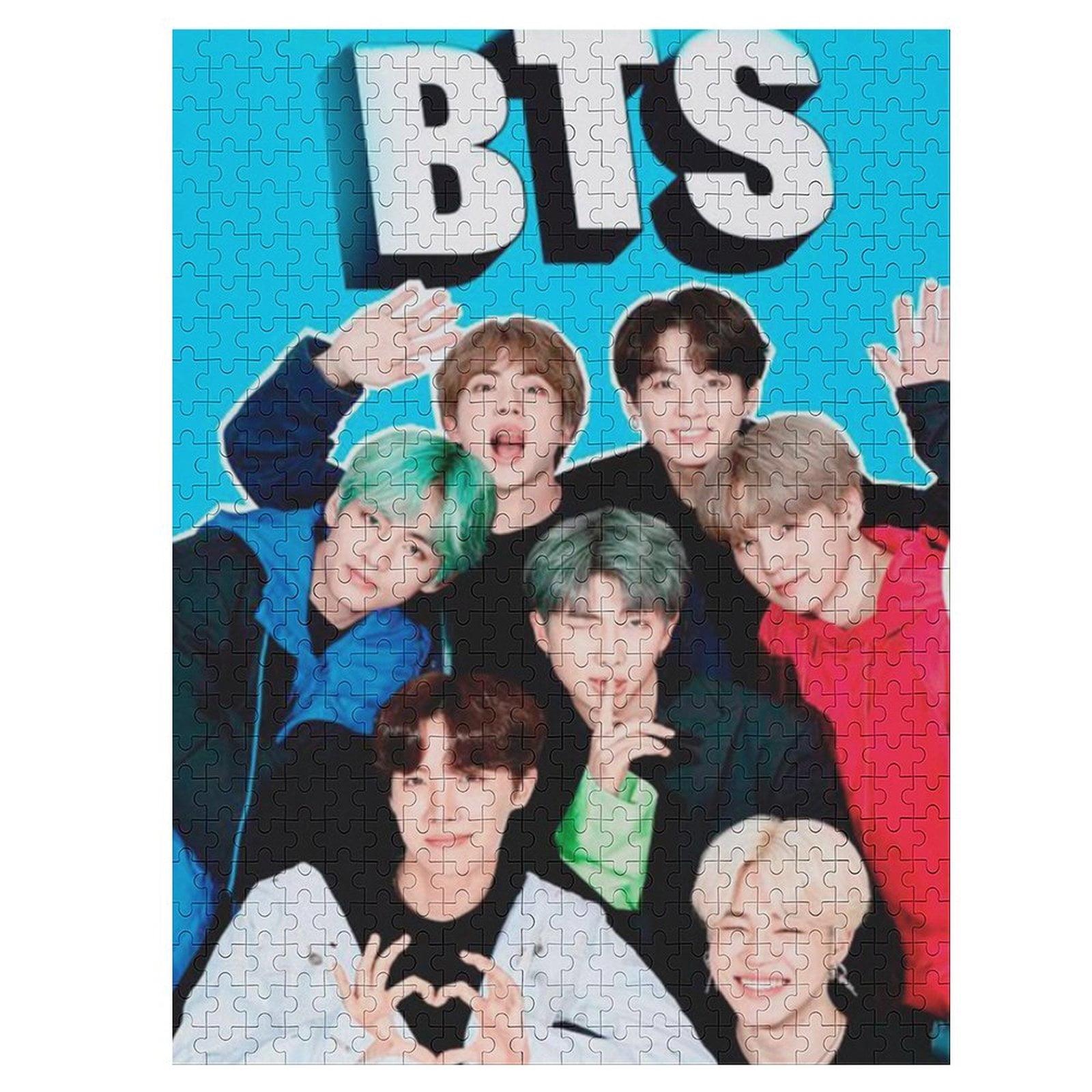 BTS Picture Puzzle 500 PCS Wooden Puzzle Artwork Jigsaw Puzzles for ...