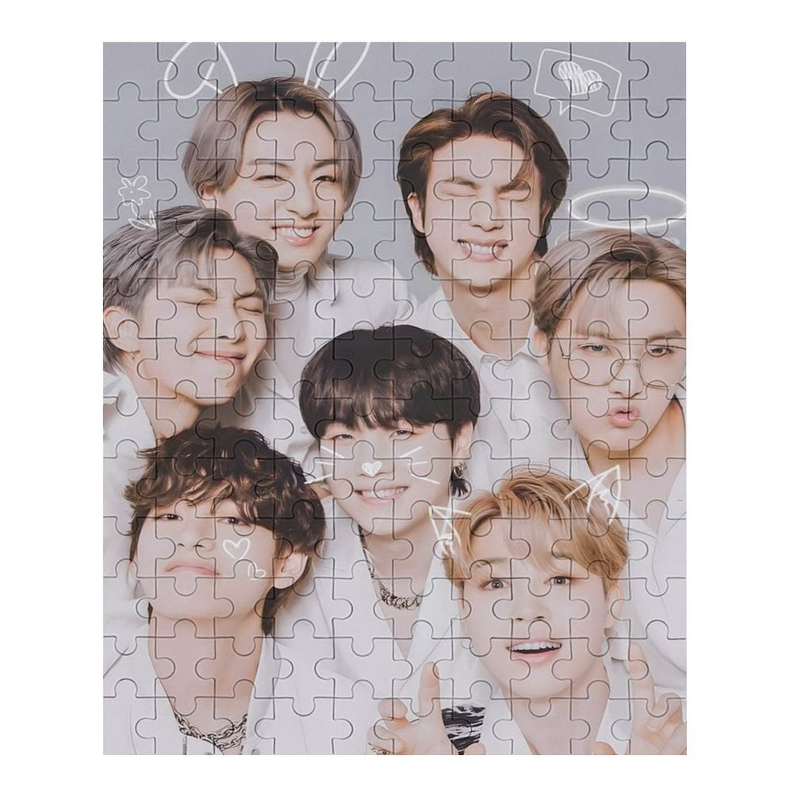 BTS Picture Puzzle 70 PCS Wooden Puzzle Artwork Jigsaw Puzzles for ...