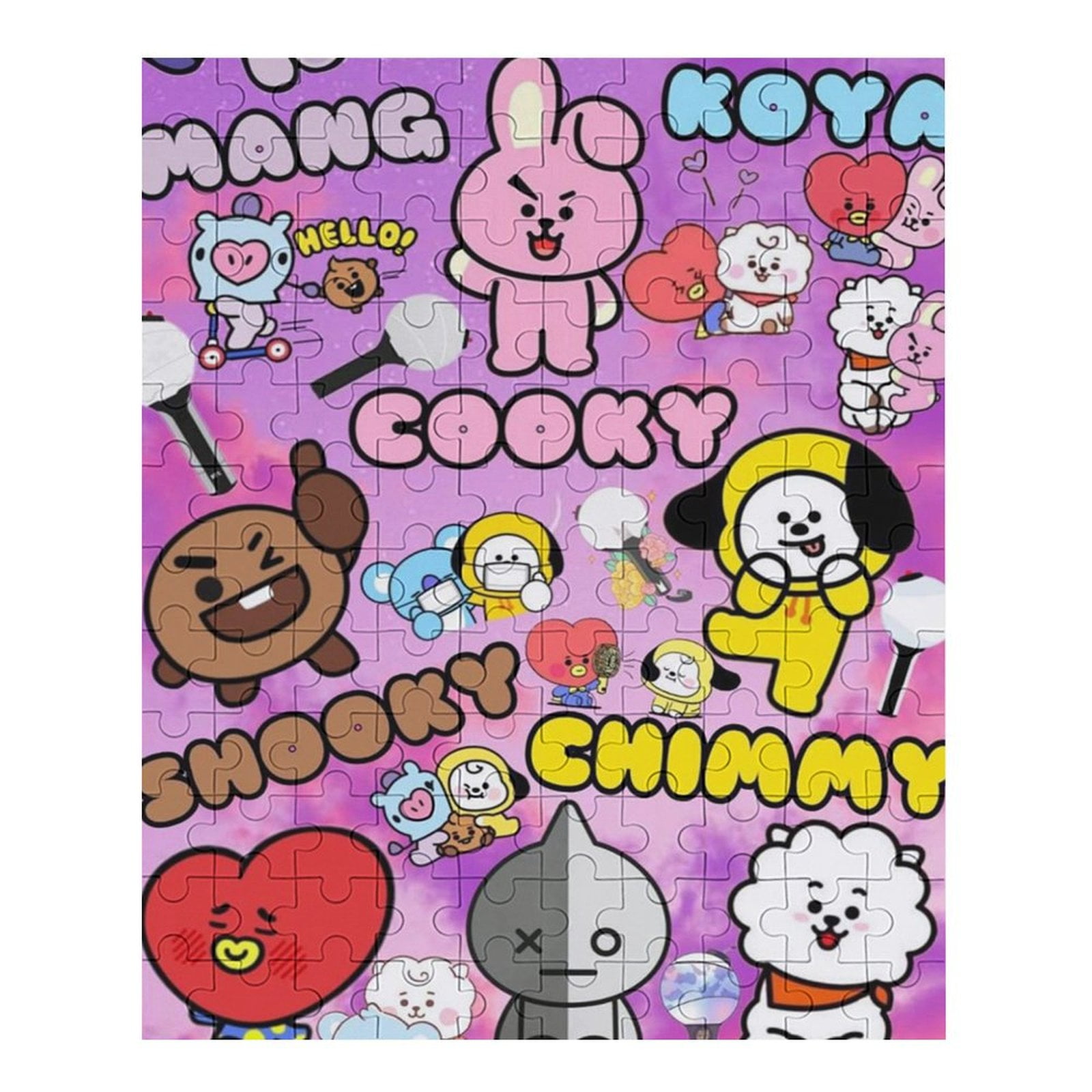 BTS Picture Puzzle 70 PCS Wooden Puzzle Artwork Jigsaw Puzzles for ...