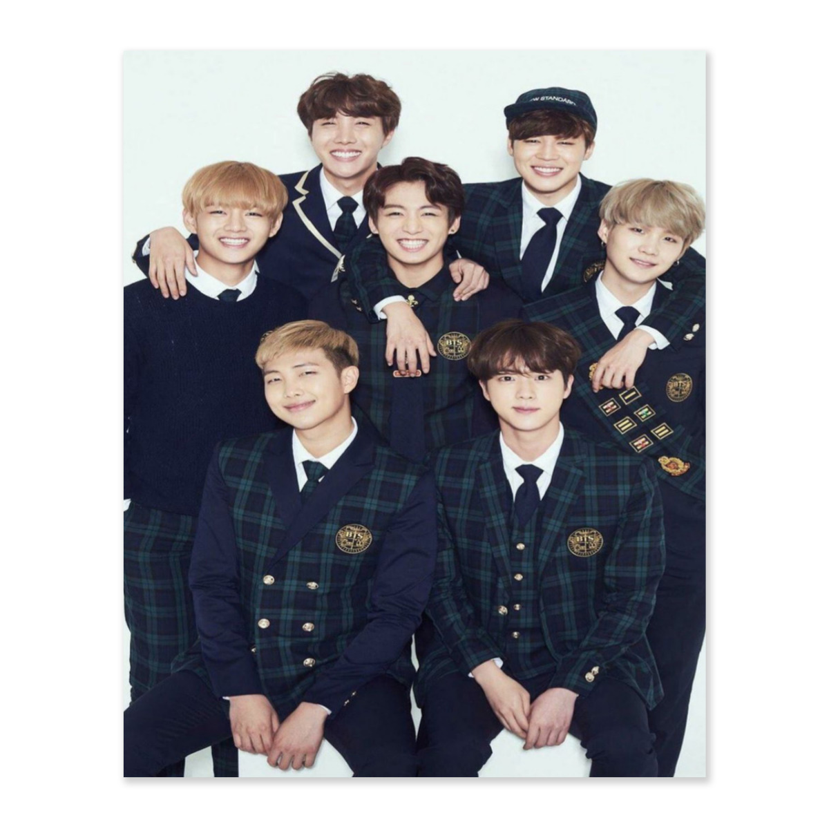 BTS Poster Holiday Bedroom Decor Prints Living Room Office Decor Poster ...