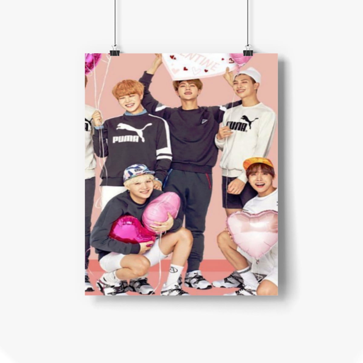 BTS Poster Holiday Bedroom Decor Prints Living Room Office Decor Poster ...