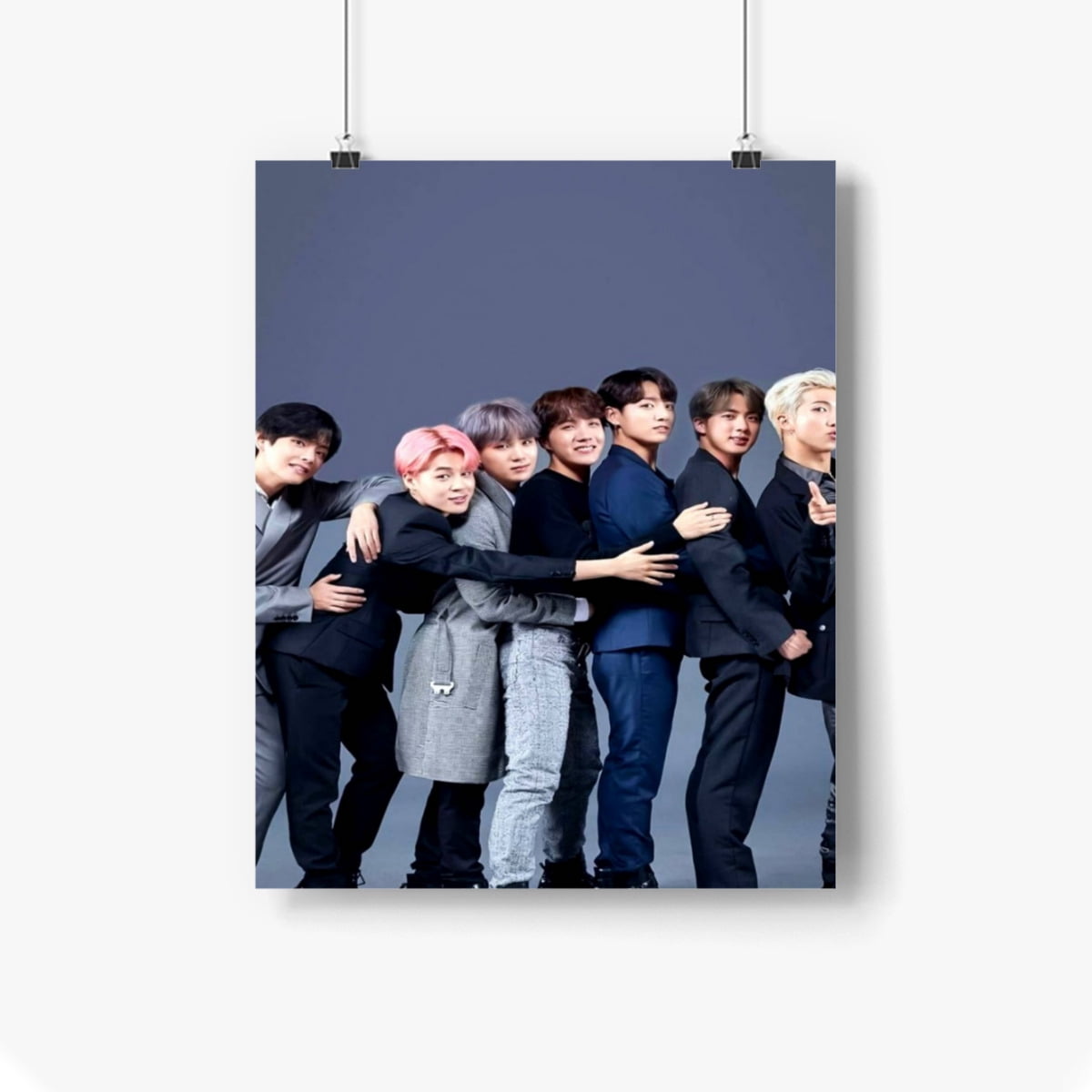 BTS Poster Holiday Bedroom Decor Prints Living Room Office Decor Poster ...