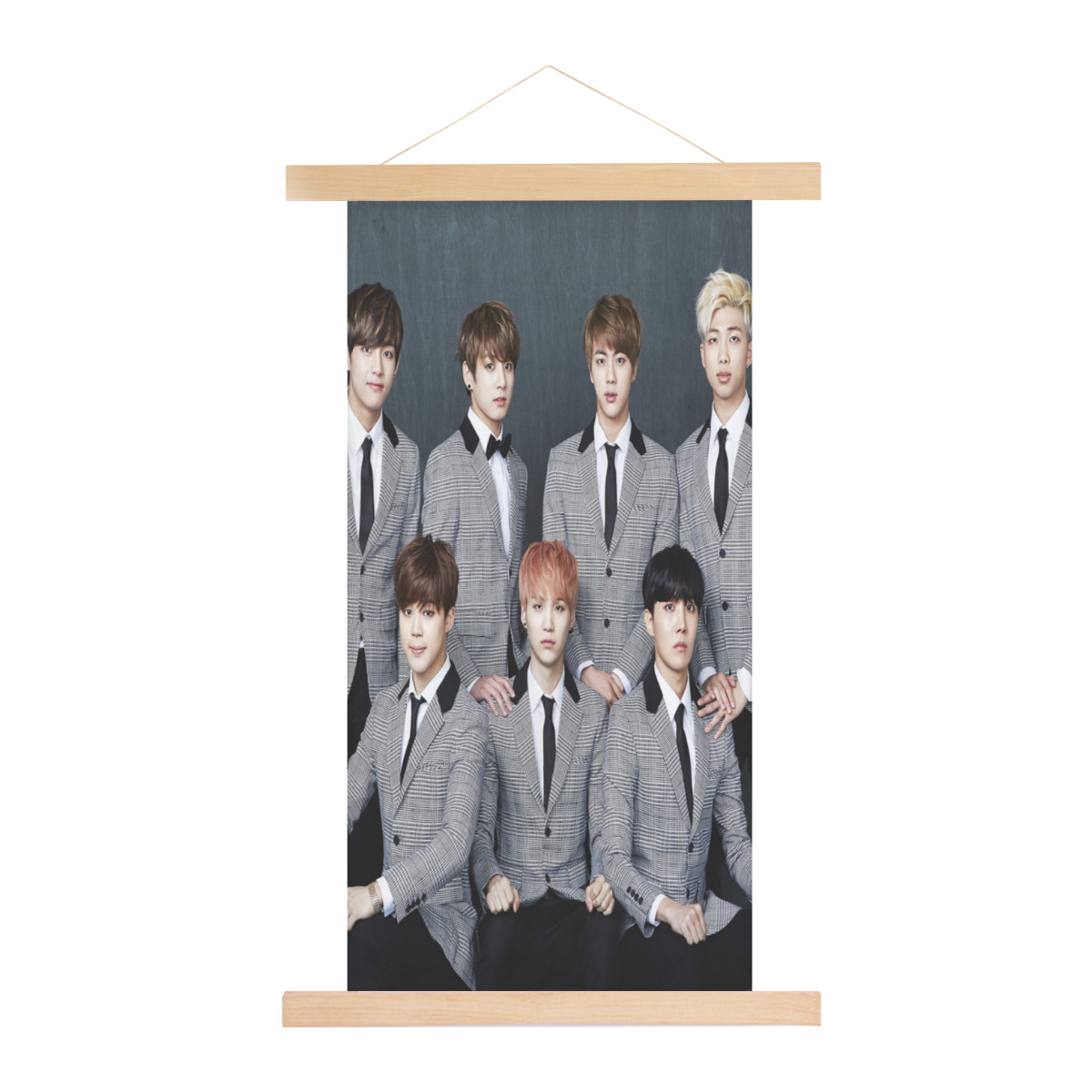 BTS Poster Wall Decor Decorative Art Wall Roll Wall Hanging Picture ...