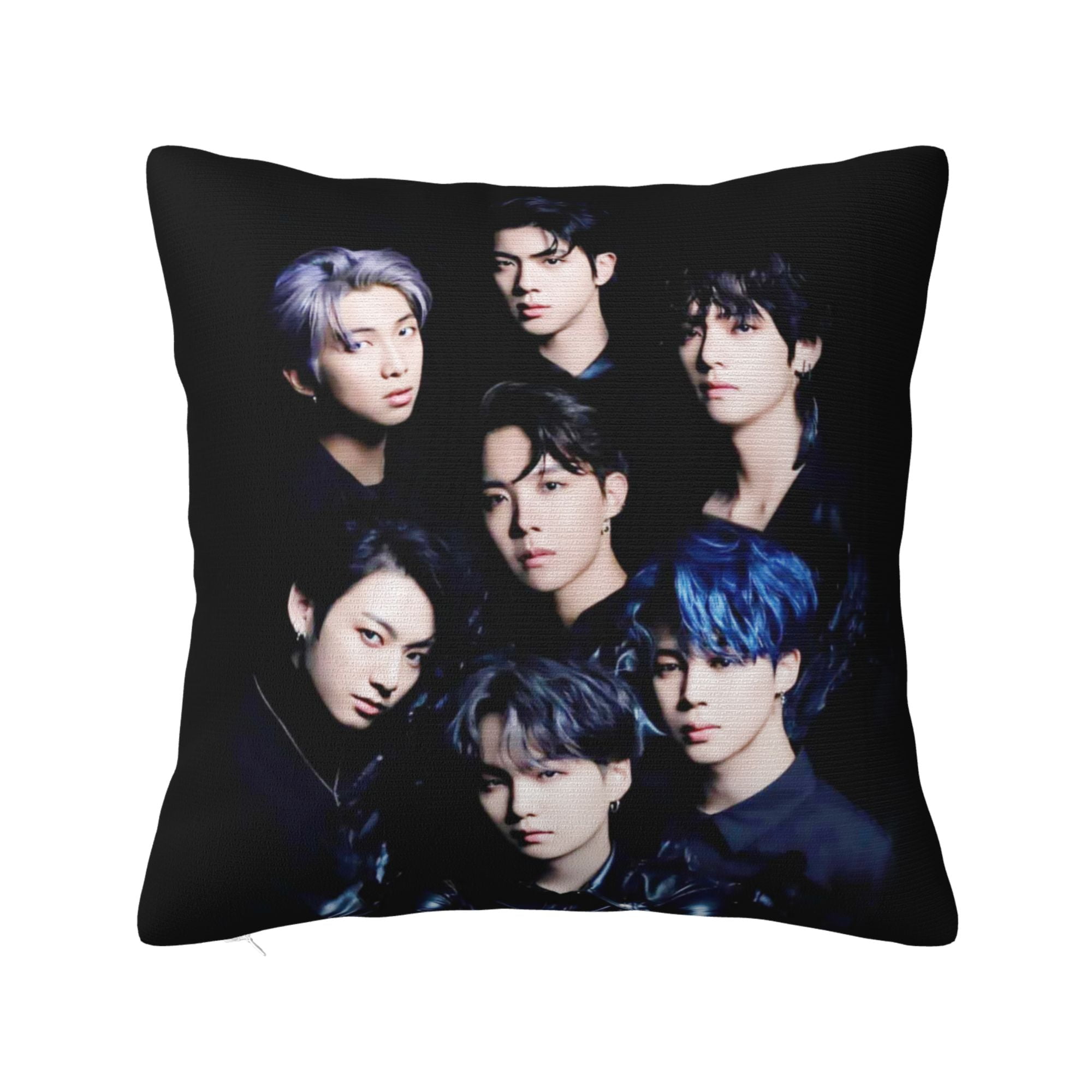 BTS RM SUGA JIN J-HOPE JIMIN JUNGKOOK Throw Pillow Case Shell for Couch ...