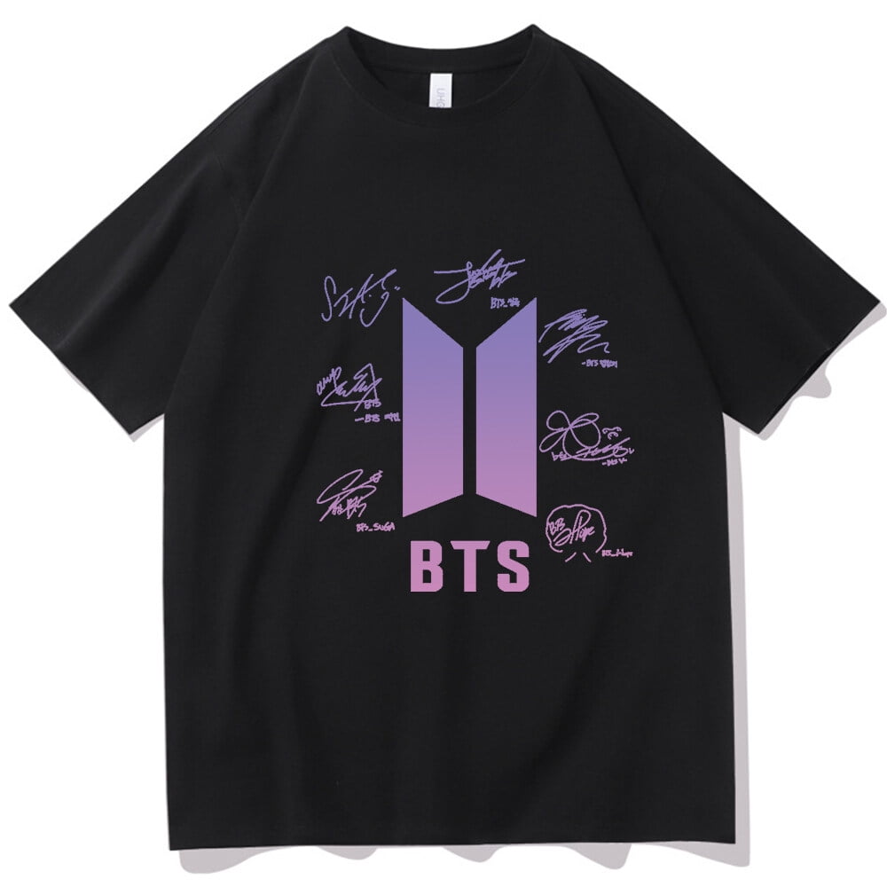 BTS Shirt, BTS Logo Kpop, RM, Jin, Suga, J-hope, Jimin, V, Jungkook ...