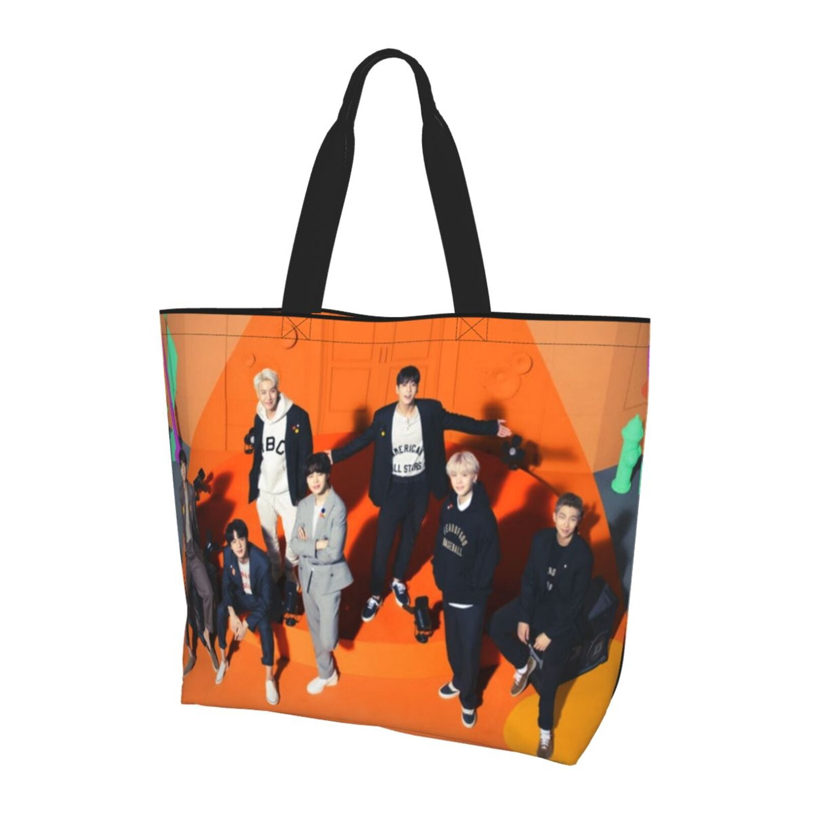 BTS Shoulder Bag KPOP Tote Bag KPOP BTS Merch for Outing Shopping Gift ...