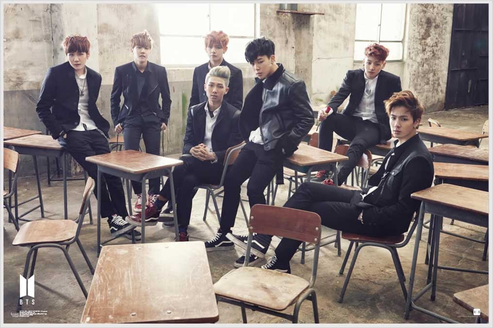 BTS - Skool Luv Affair Classroom Officially Licensed Music Poster - 36. ...
