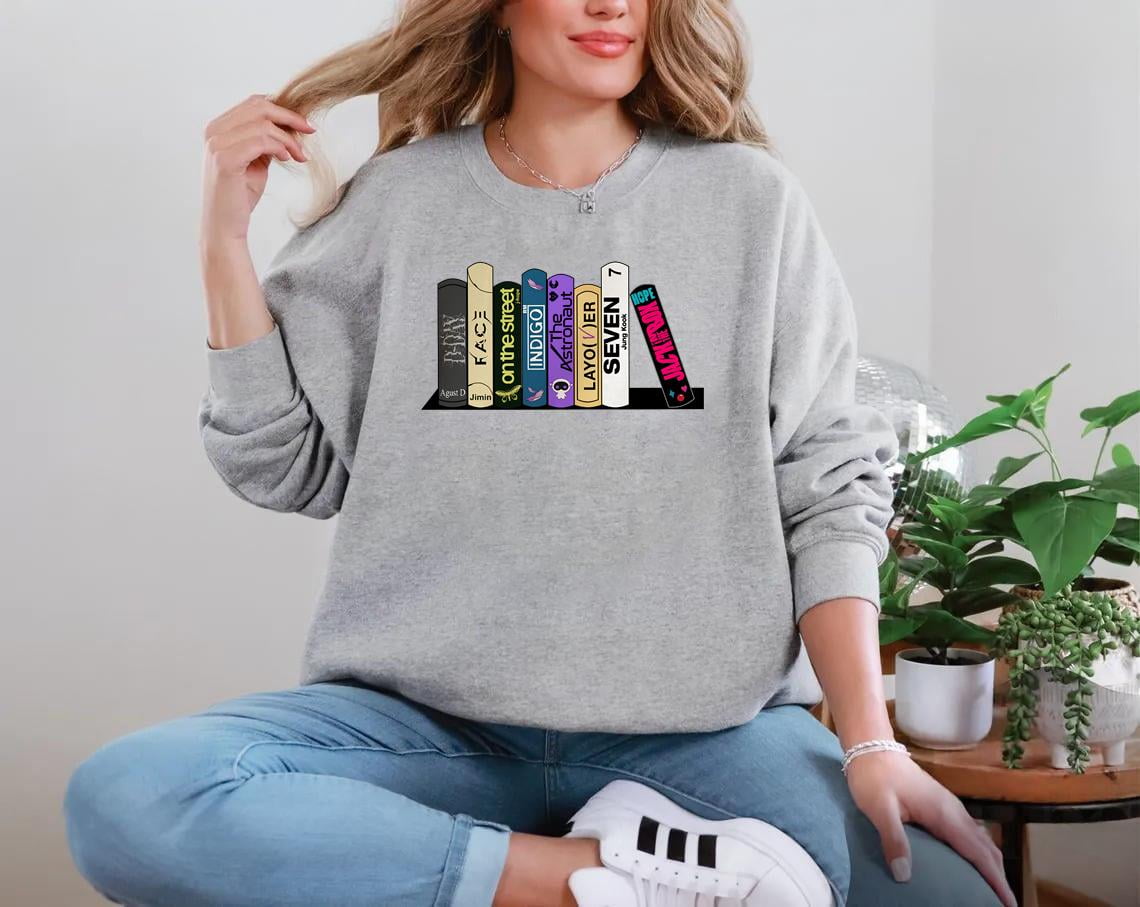 BTS Solo Album 10 Year Anniversary Tribute ARMY Fan Music Sweatshirt ...