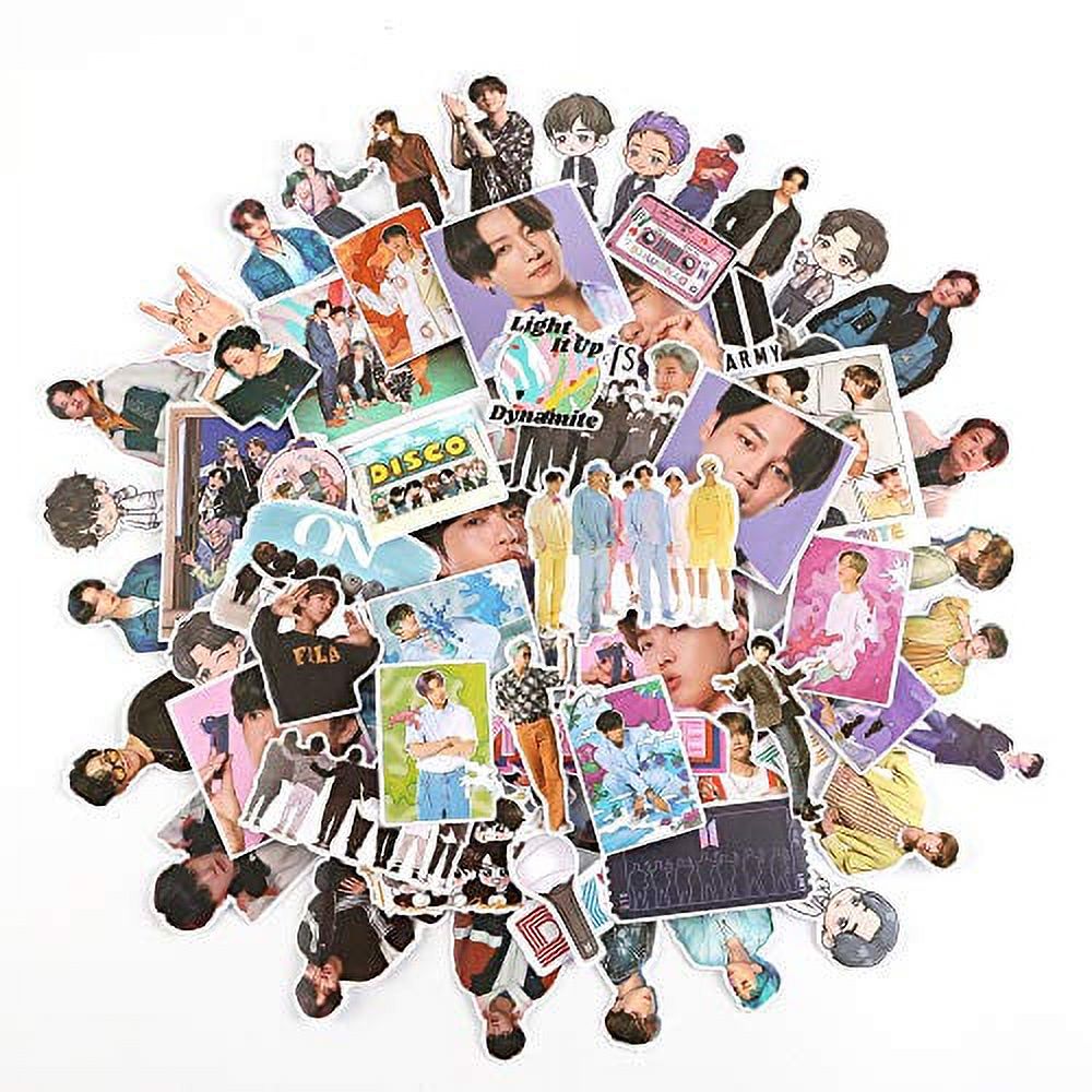 BTS Stickers Cute VSCO Stickers for Water Bottles, 77 Pack Laptop ...