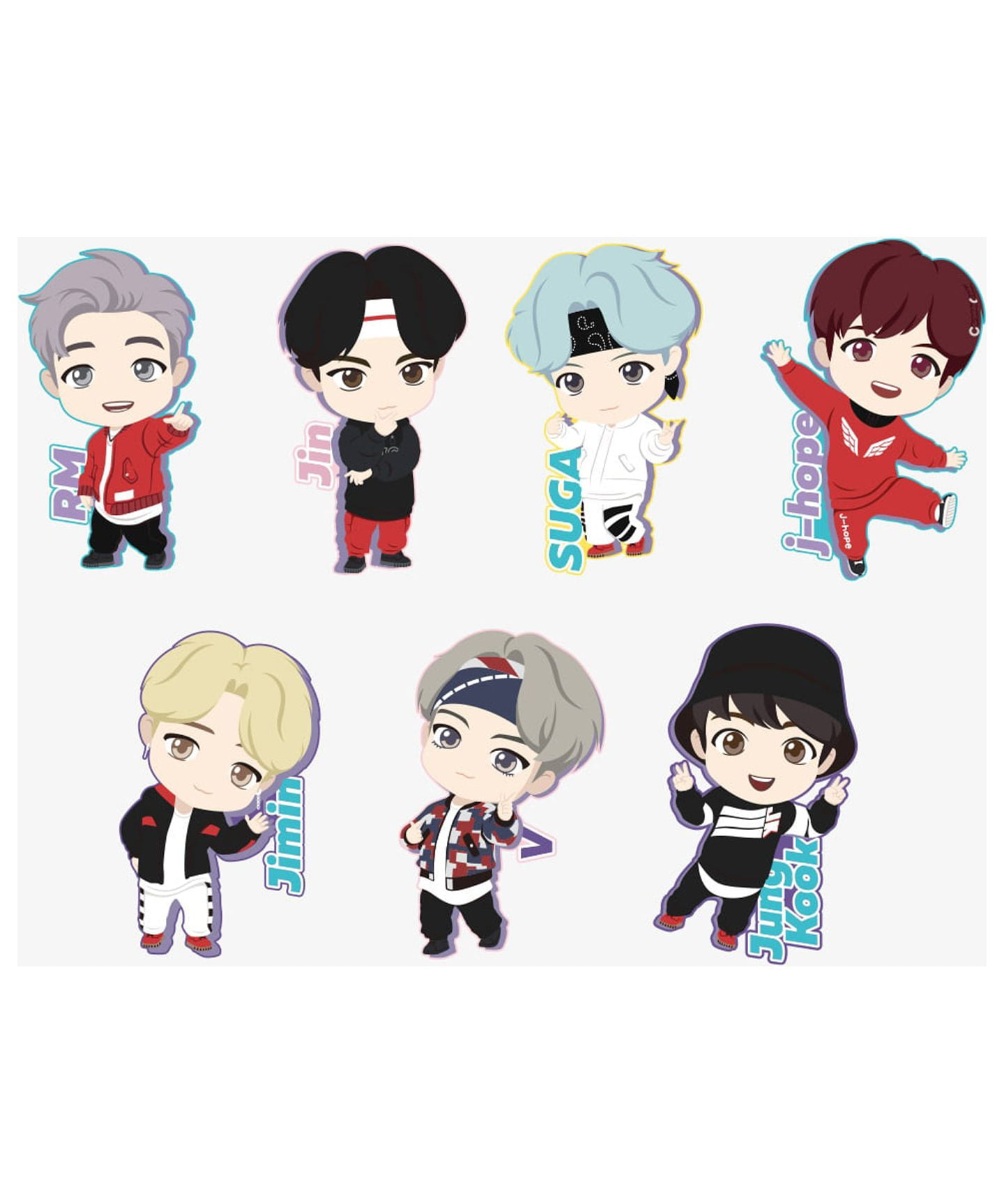 BTS TINYTAN Soft Mascot Magnet (Jin) - Walmart.com