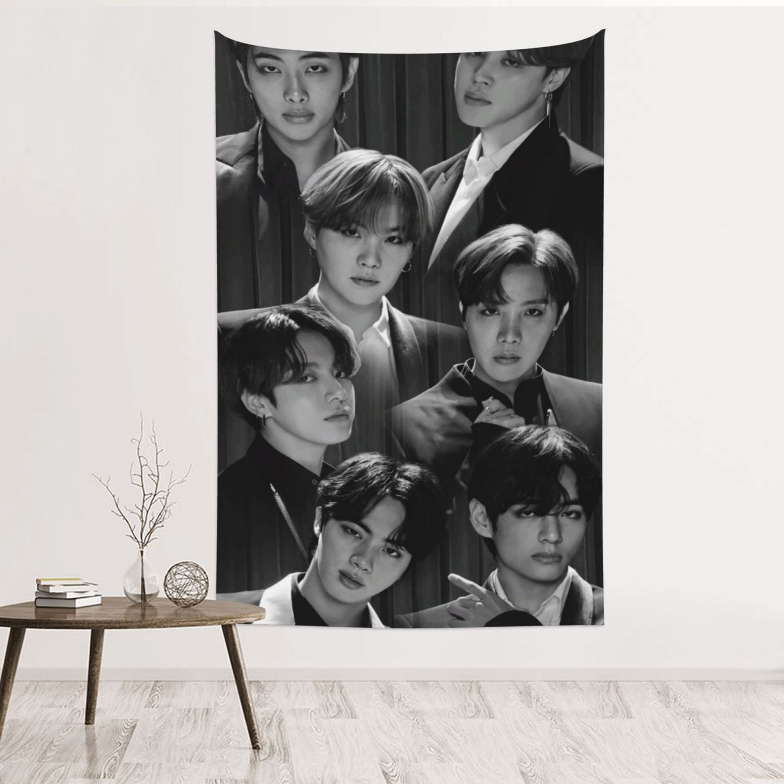BTS Tapestry Wall Decor Korean Band Poster Party Banner BTS Merchandise ...