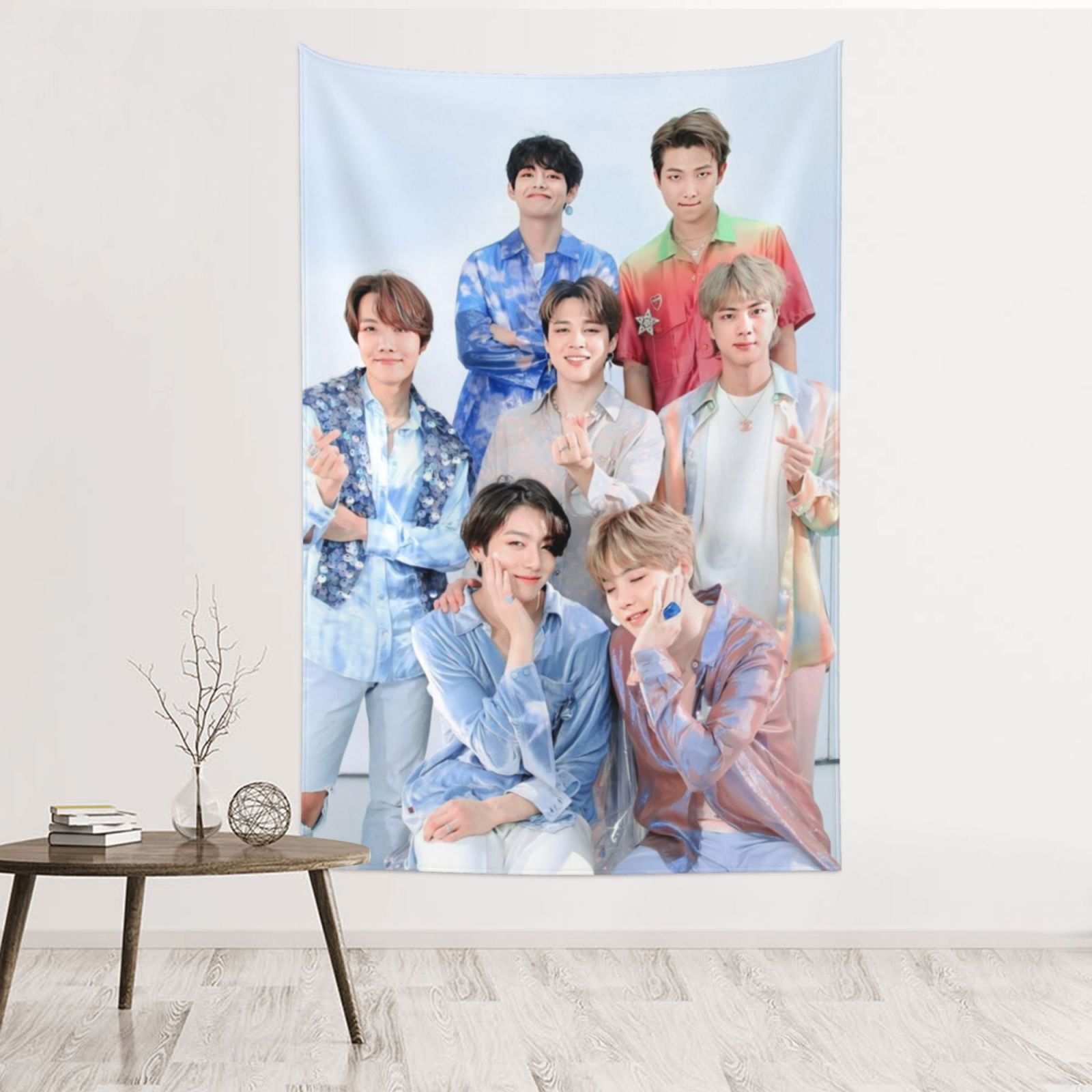 BTS Tapestry Wall Decor Korean Band Poster Party Banner BTS Merchandise ...