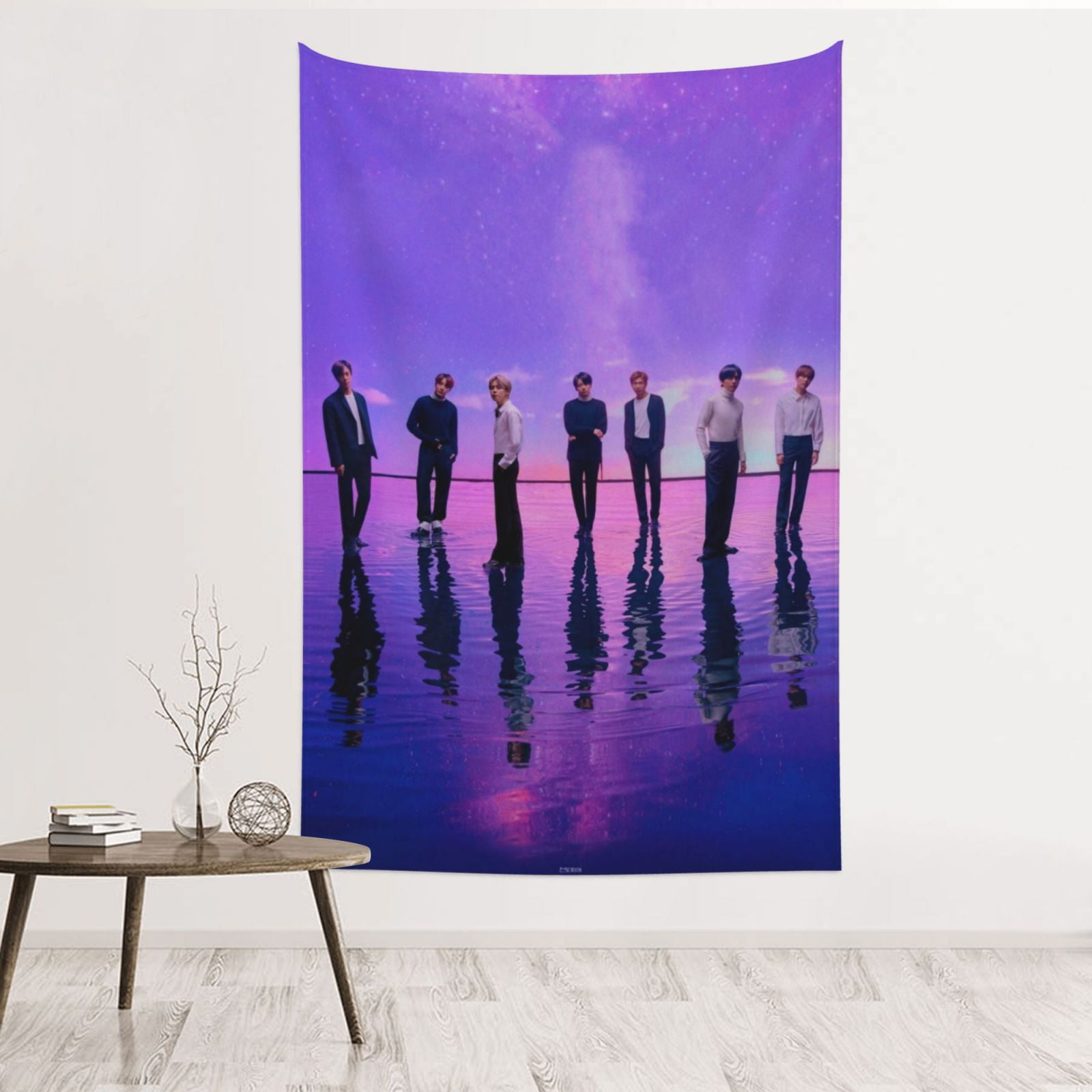 BTS Tapestry Wall Decor Korean Band Poster Party Banner BTS Merchandise ...