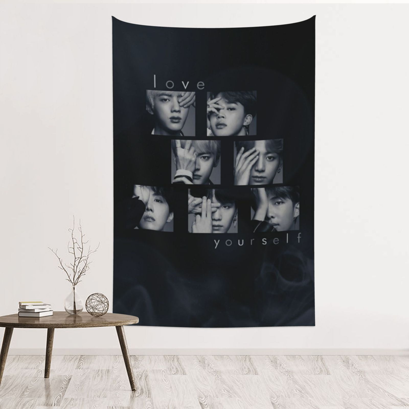 BTS Tapestry Wall Decor Korean Band Poster Party Banner BTS Merchandise ...