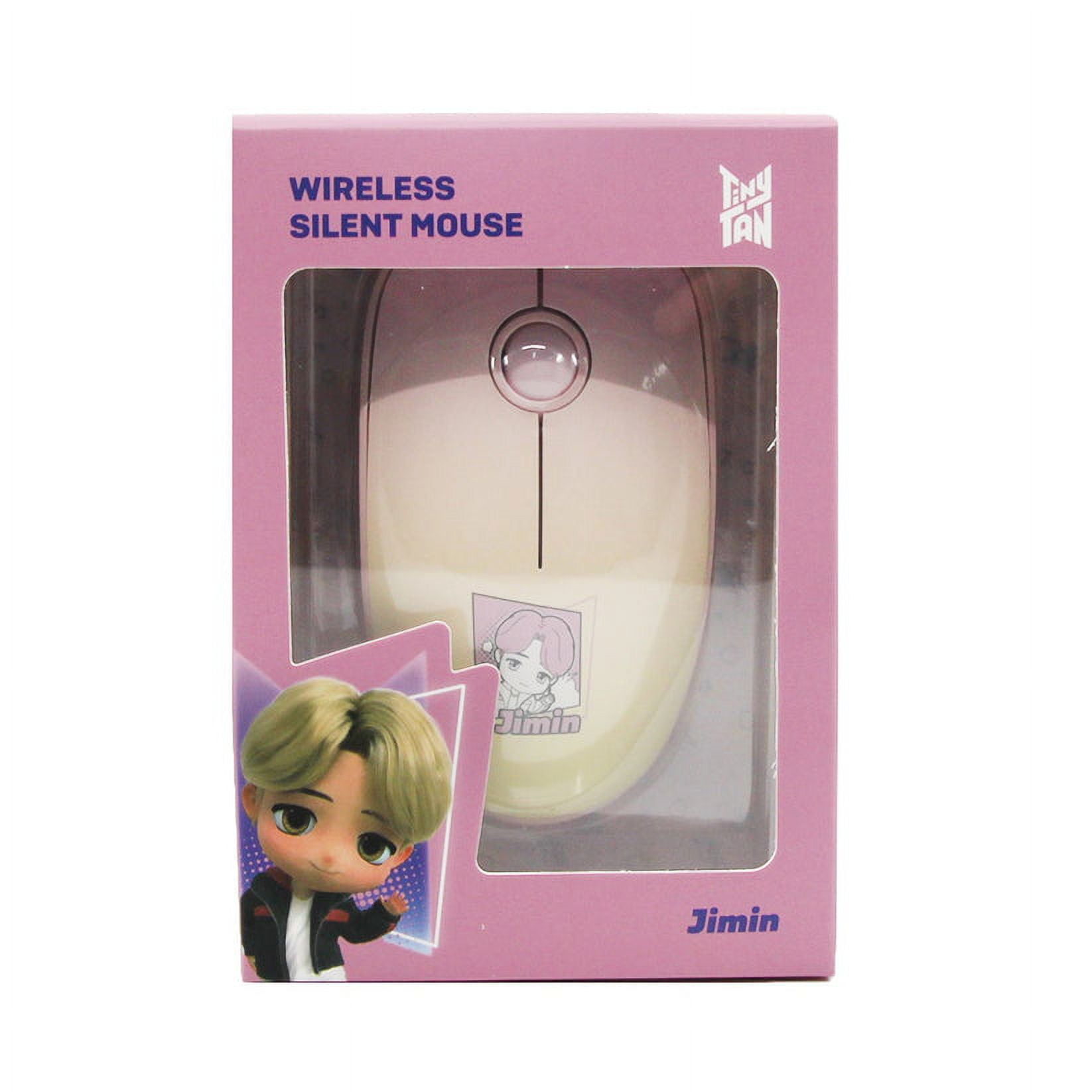 BTS Tiny Tan Bangtan Magic Door Wireless Silent Mouse, All Seven BTS ...