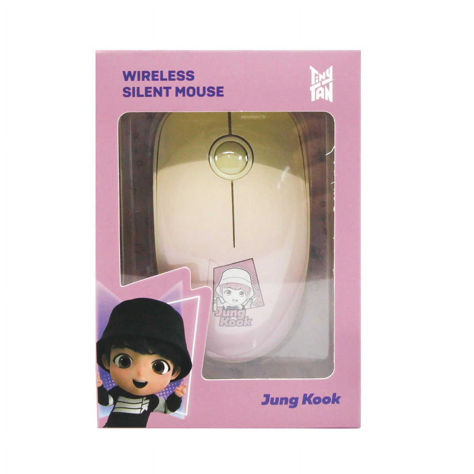 BTS Tiny Tan Bangtan Magic Door Wireless Silent Mouse, All Seven BTS ...