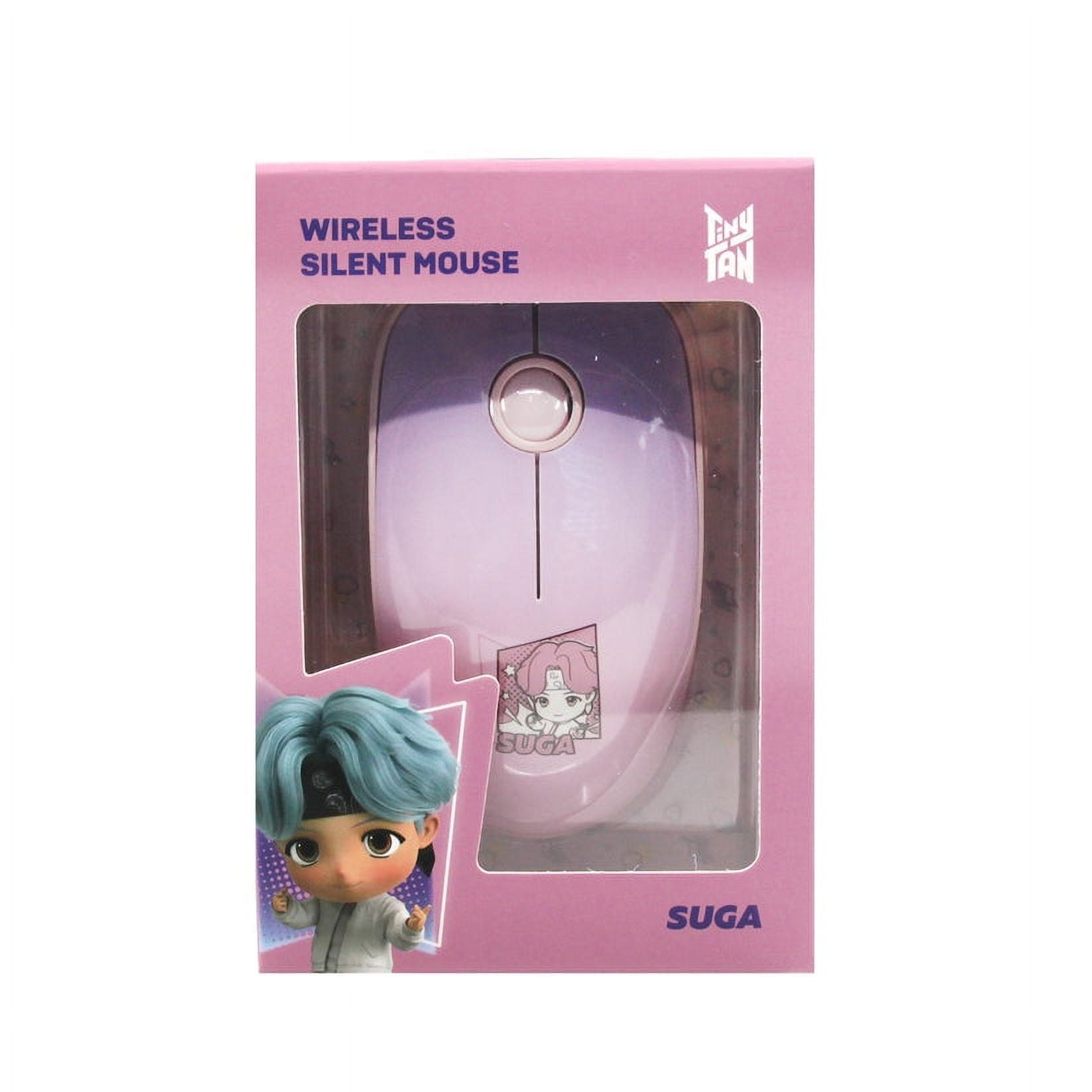 BTS Tiny Tan Bangtan Magic Door Wireless Silent Mouse, All Seven BTS ...