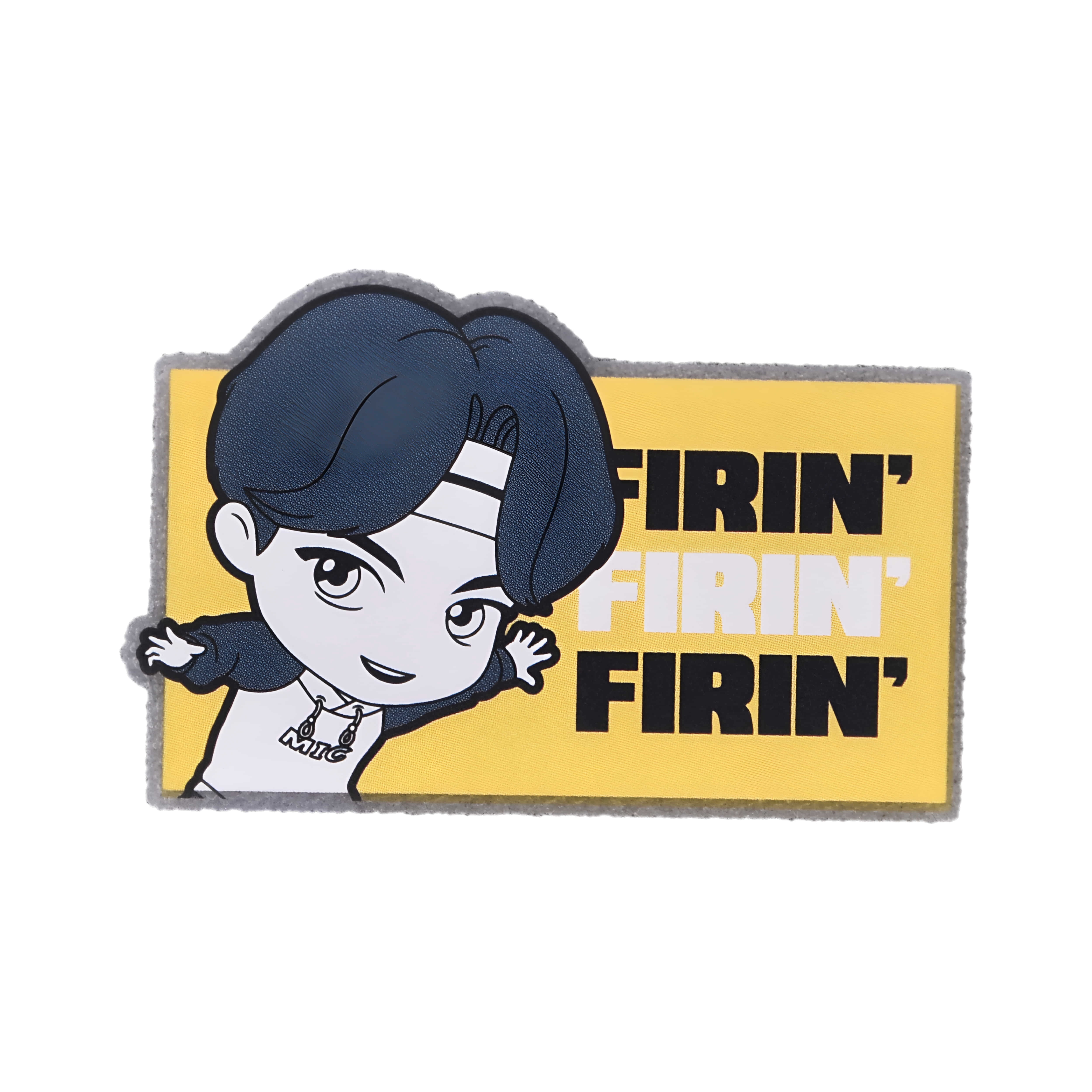 BTS TinyTAN Iron-On Patch129 MIC Drop2, Jin Silicone Patch, 47x35mm ...