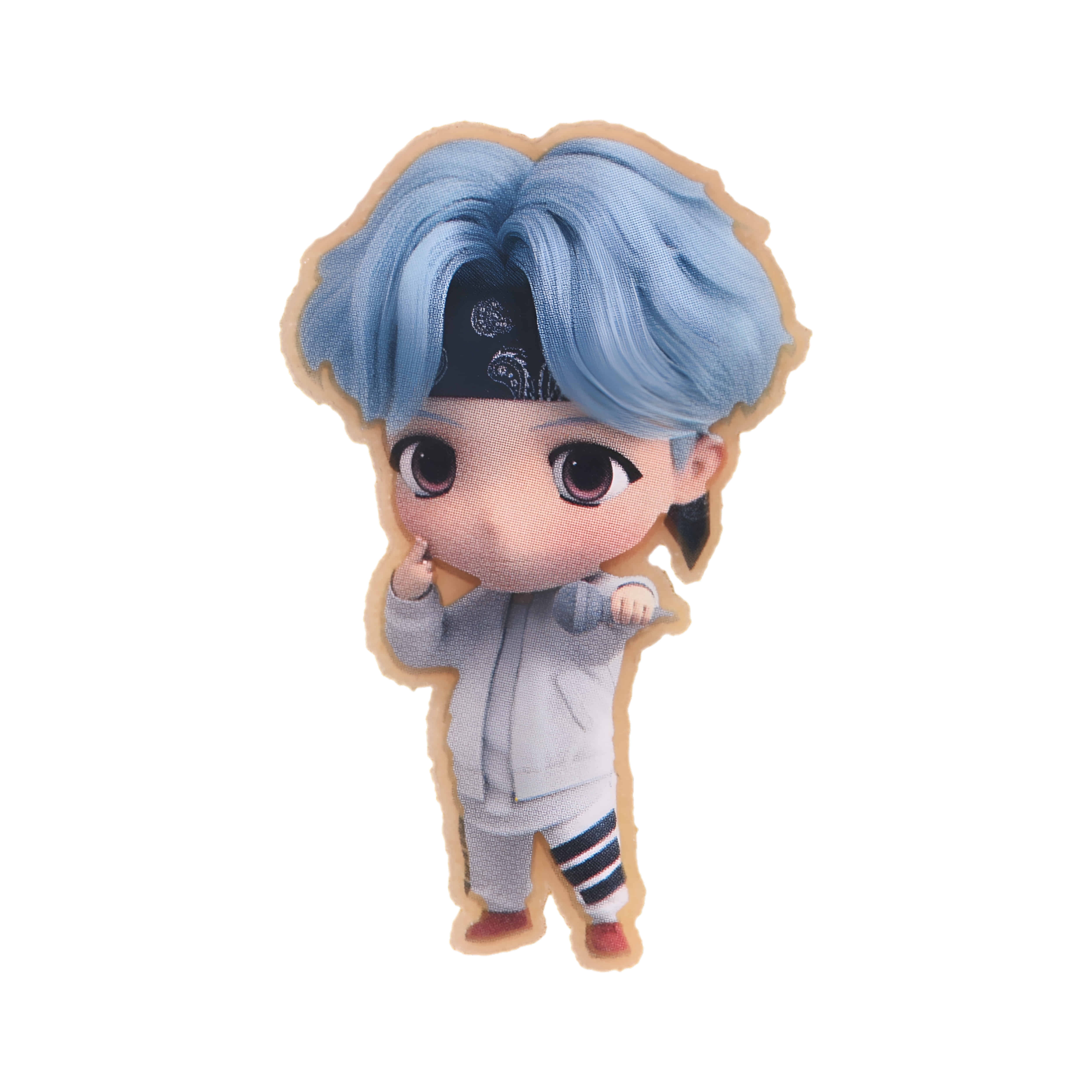 BTS TinyTAN Iron-On Patch137 MIC Drop3, SUGA Silicone Patch, 24x48mm, DIY Fashion Design for ...