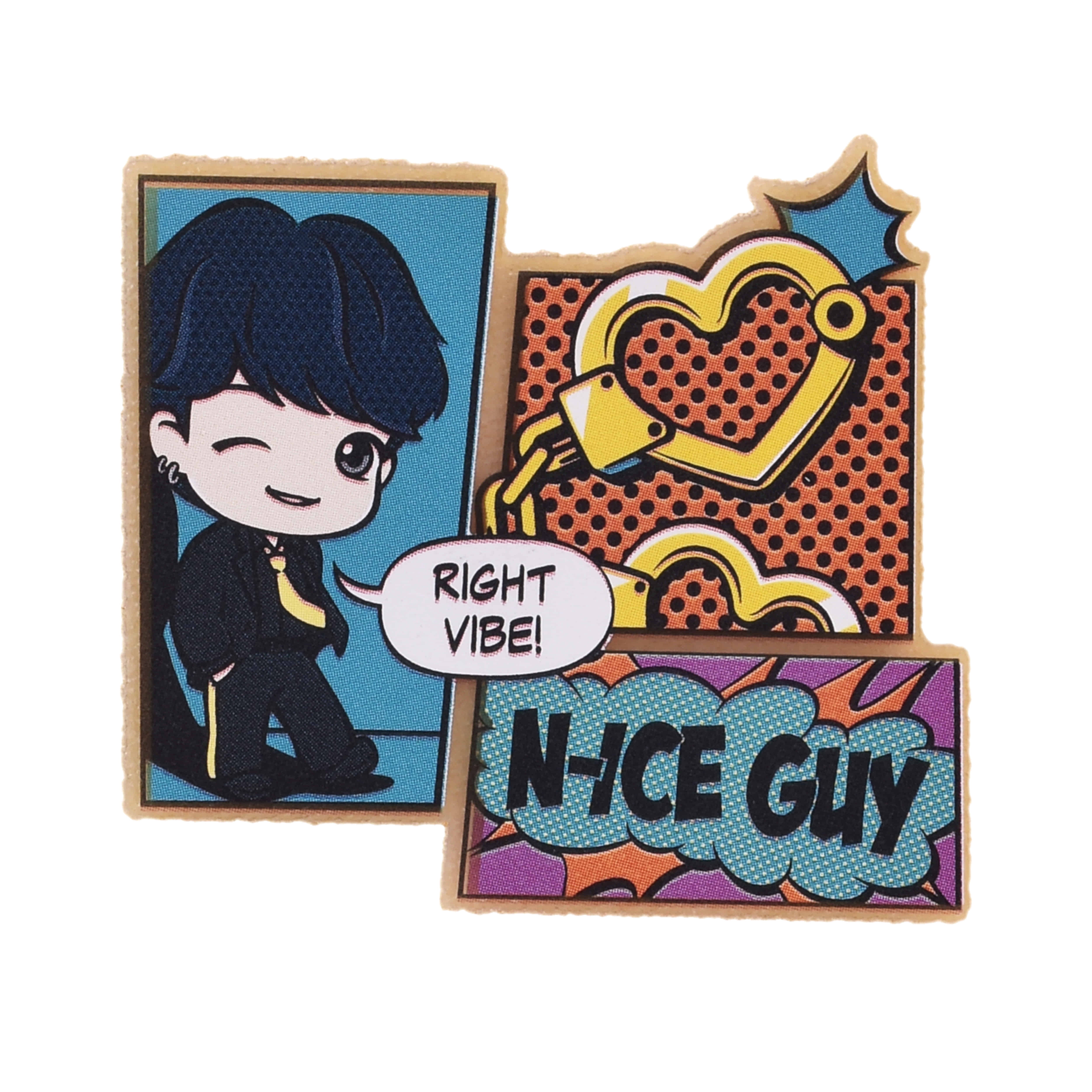 BTS TinyTAN Iron-On Patch52 Butter2, SUGA Silicone Patch, 45x43mm, DIY ...