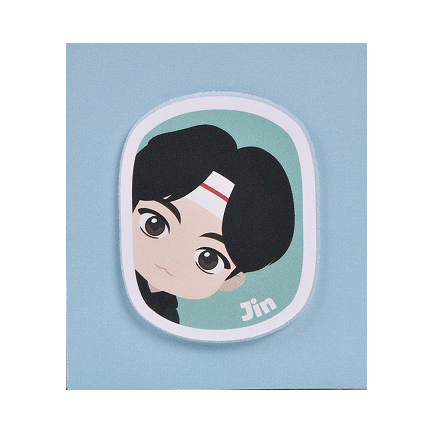 BTS TinyTAN Iron-On Patch37 Basic6, Jin Silicone Patch, 38x48mm, DIY Fashion Design for Clothes ...