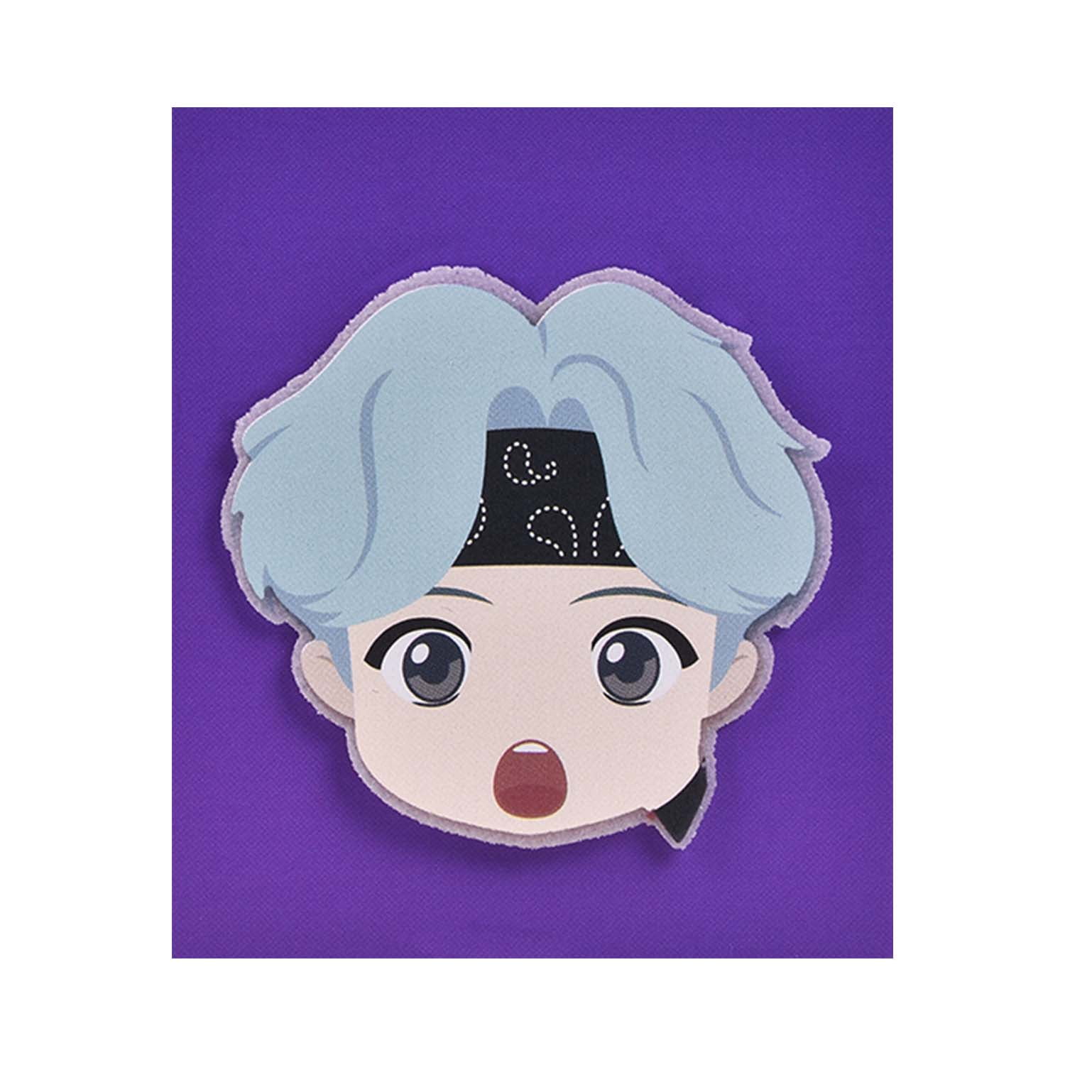 BTS TinyTAN Iron-On Patch31 Basic5, SUGA Silicone Patch, 48x49mm, DIY Fashion Design for Clothes ...