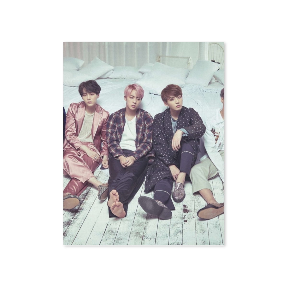 BTS Unframed posters canvas art posters cartoon posters birthday gifts ...