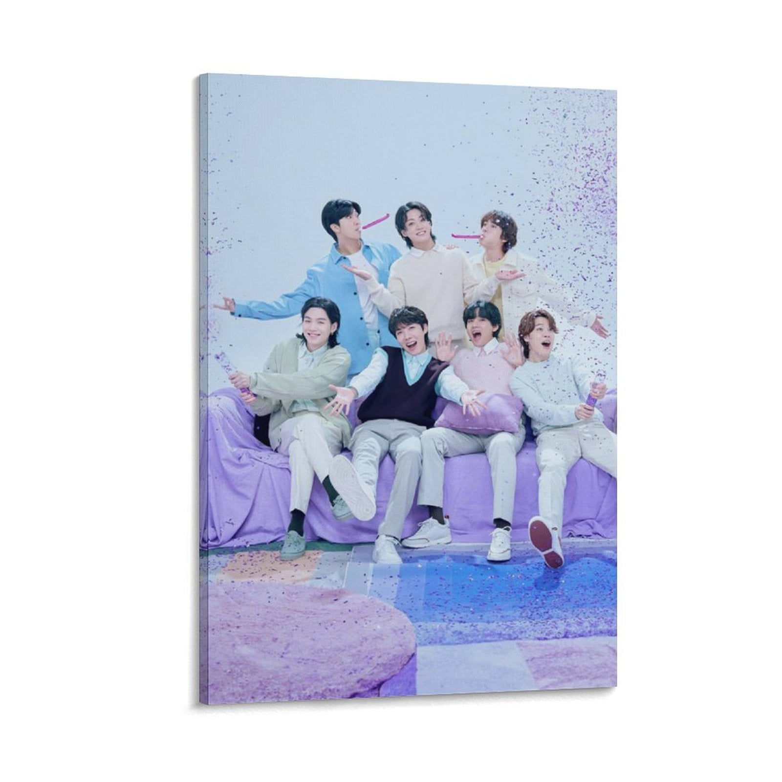BTS Wall Paintings Elegant Hanging Art Canvas Wall Art Vibrant Modern ...