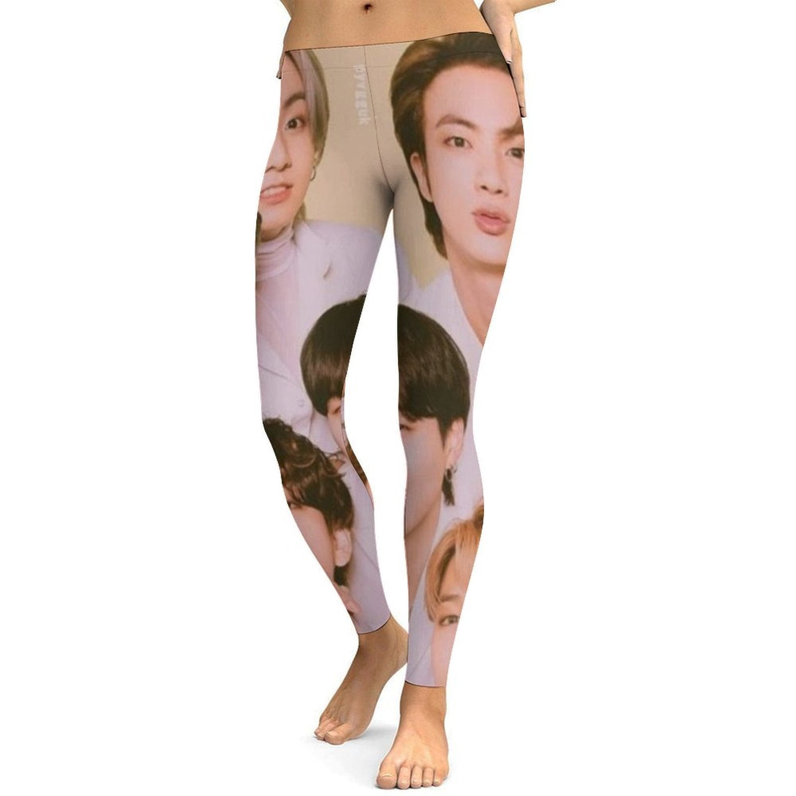 BTS Women's Yoga Pants Printing Lounge Legging Workout Tapered Athletic ...