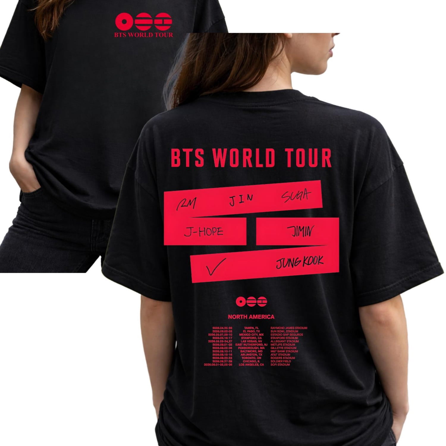 BTS World Tour T-Shirt, Bangtan Comeback 2026 Shirt, Army Concert ...