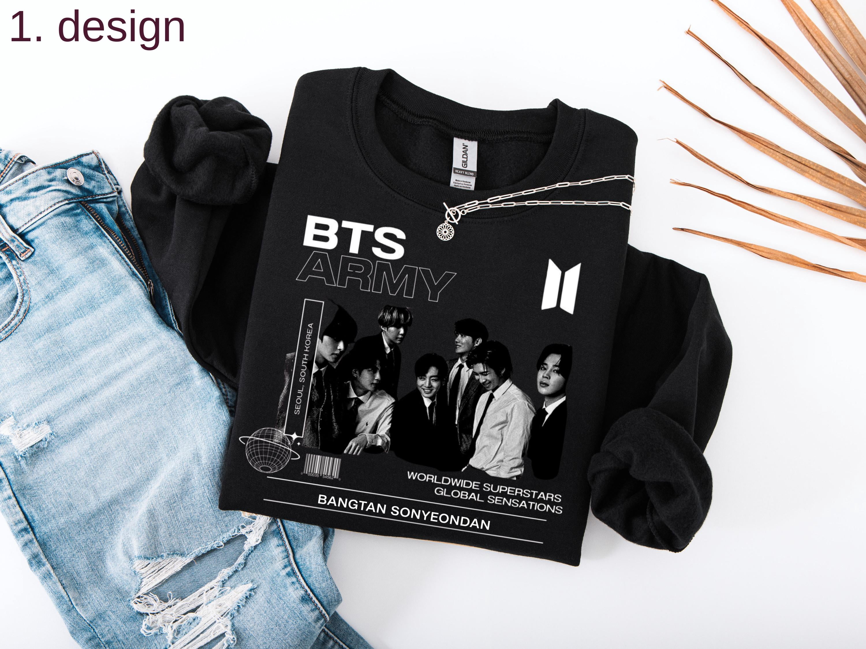 BTS army sweater | Worldwide Superstars Hoodie | BTS Global Sensations ...