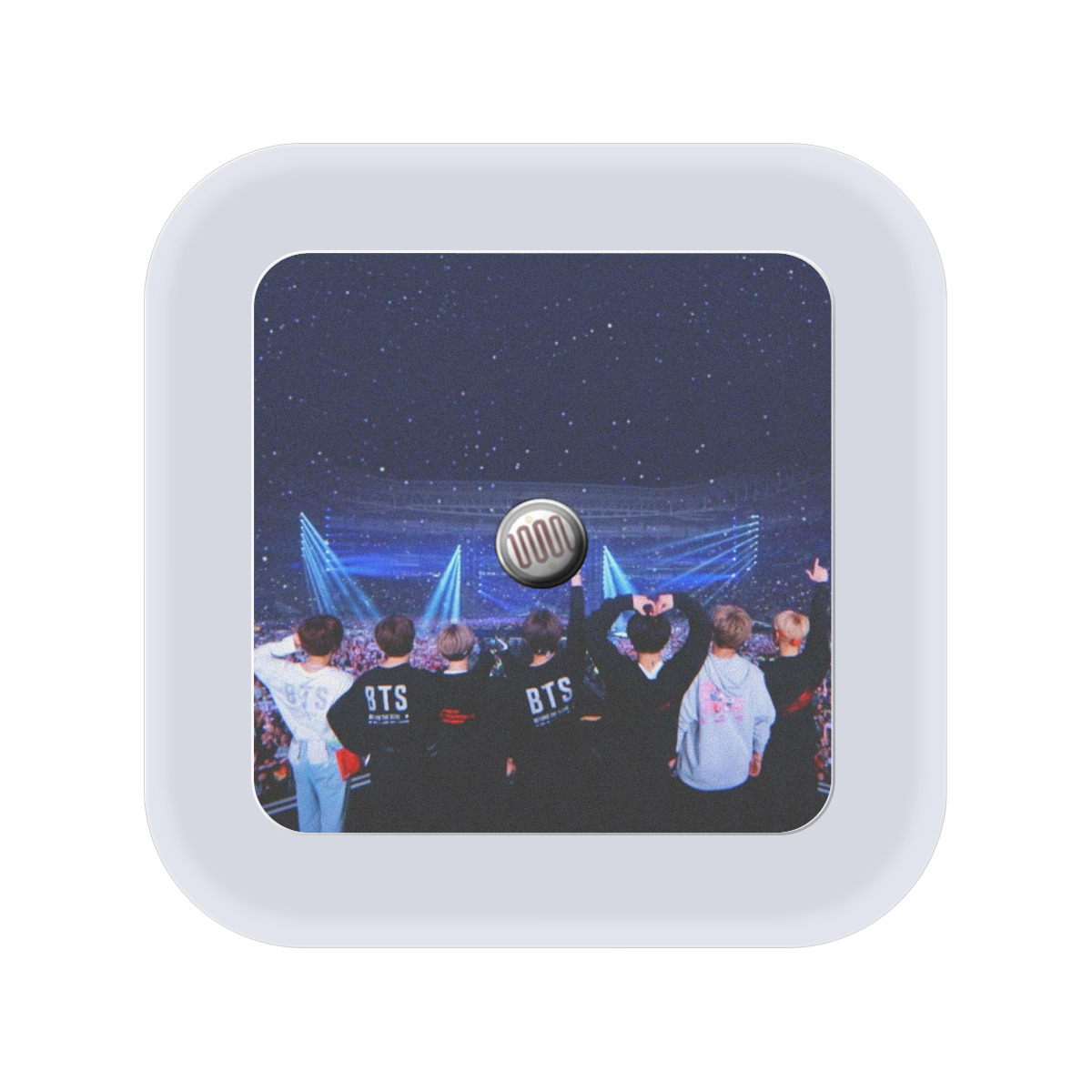 BTS night light plug-in dimmable LED night light with automatic dusk to ...