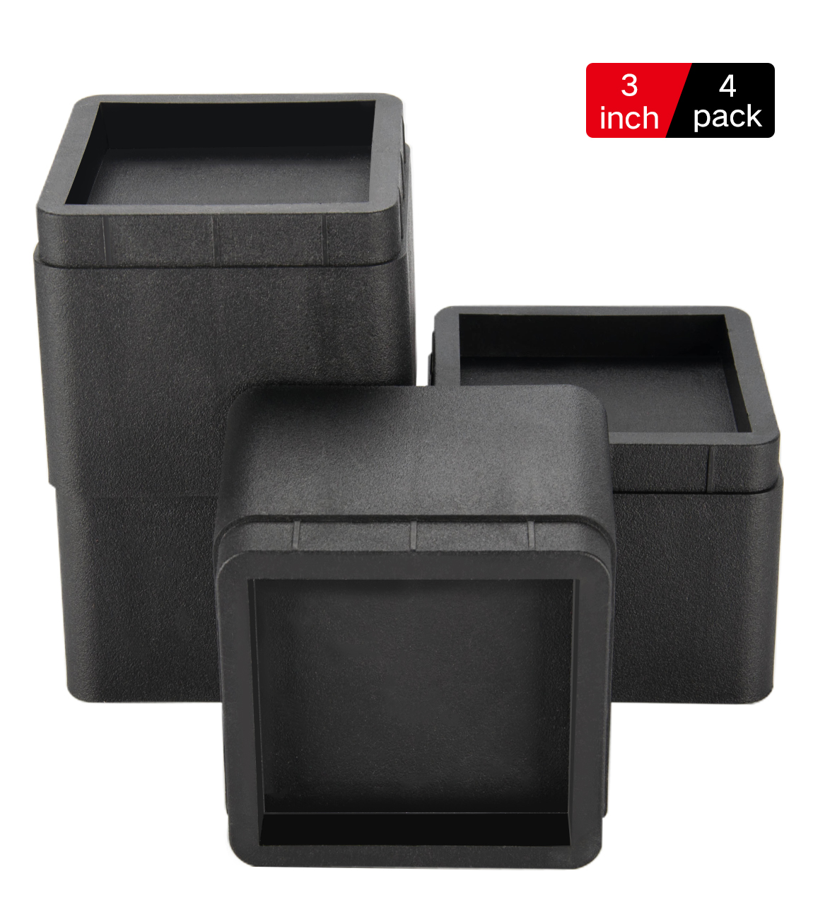 5” Inch High Rise Bed Frame Risers, Lift a Bed Frame by 5 Inches for ...