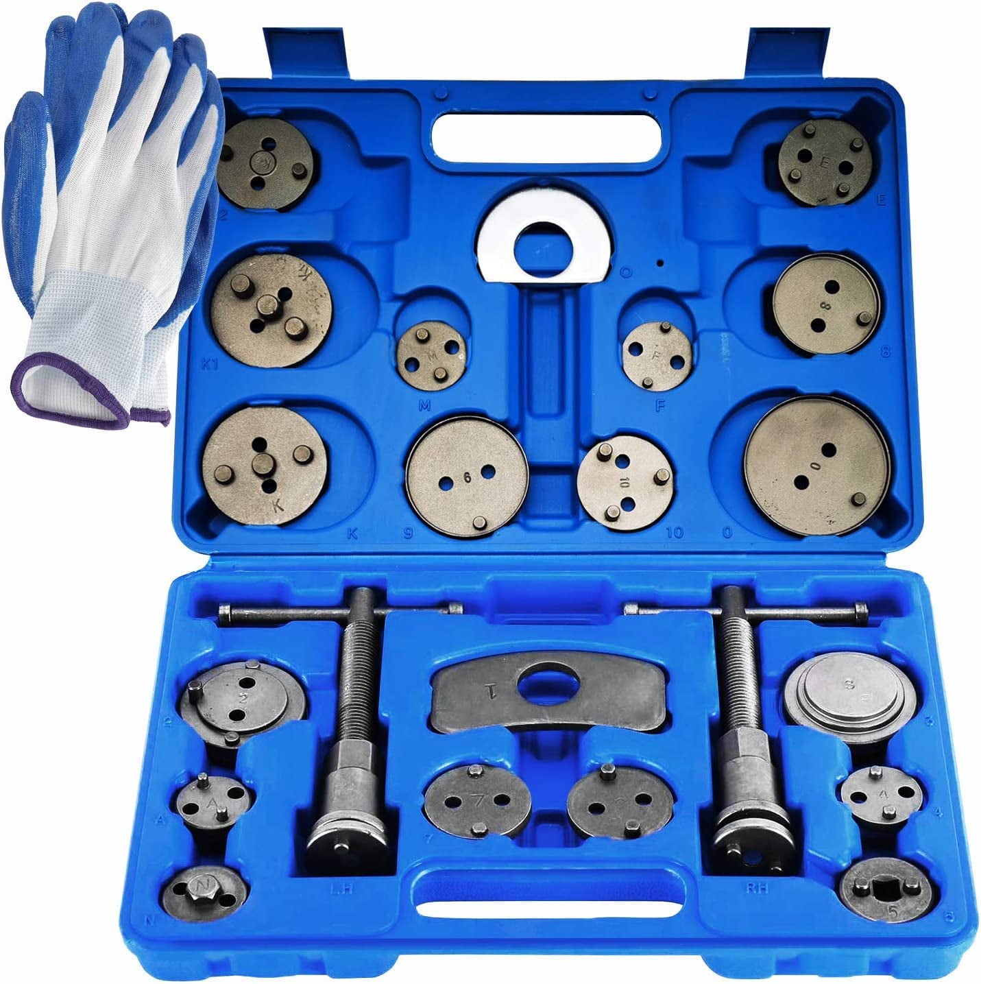 BTSHUB 24pcs Disc Brake Caliper Wind Back Tool Kit Professional Front ...