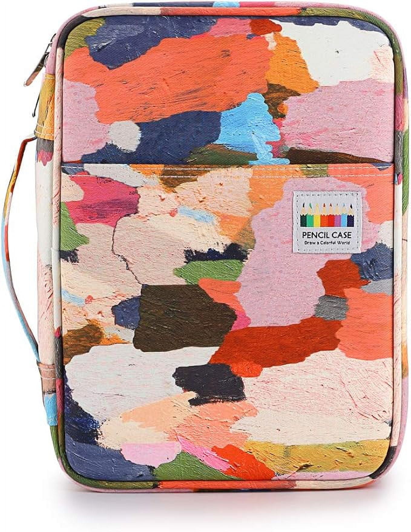 BTSKY Colored Pencil Case 220 Slots Pen Pencil Bag Organizer with Handy ...