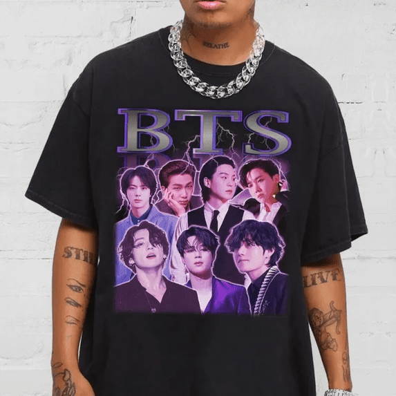 BTSS Kpop Music Band Unisex Graphic T-Shirt, WE01 - Walmart.com
