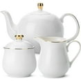 BTaT- 3 Piece Tea Set, Creamer and Sugar and Teapot Set - Walmart.com