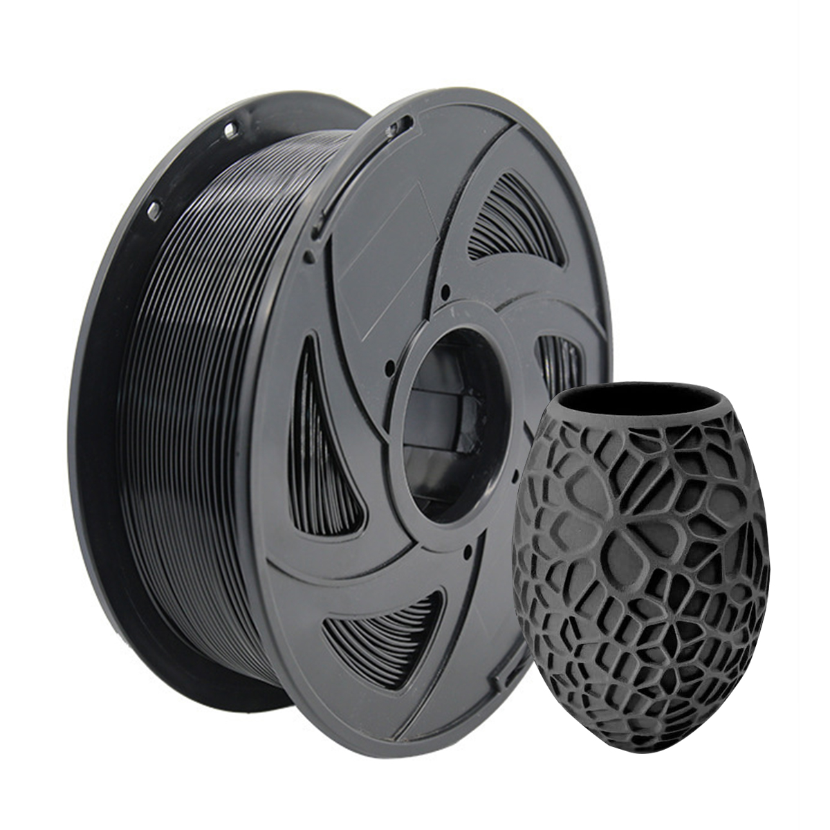 Verbatim, VER55259, PLA Filament 3mm 1kg Reel - Black, 1 - Walmart.com